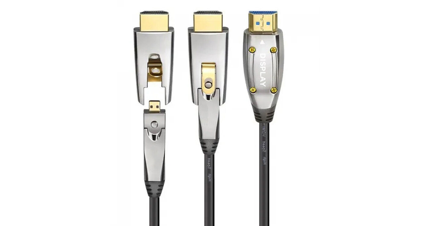 Alfatron 4K HDMI Fiber Cable with Detachable Heads