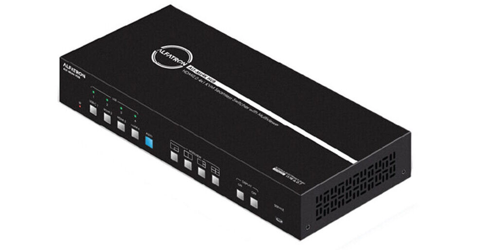 Alfatron MU4K HUB 4x1 HDMI 2.1 Conference Switching ALF-MU4K-HUB