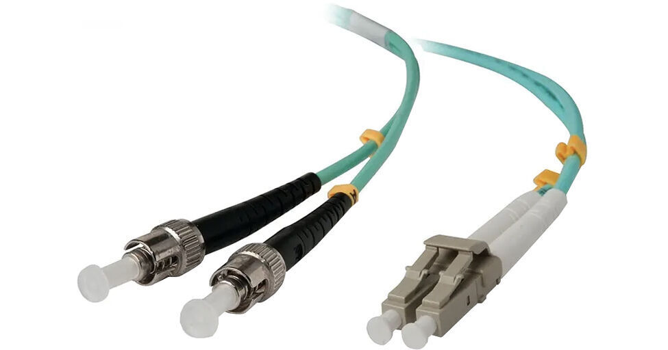 ALOGIC LC to ST 50/125 Duplex Multimode Fiber Optic LCST-01-OM4