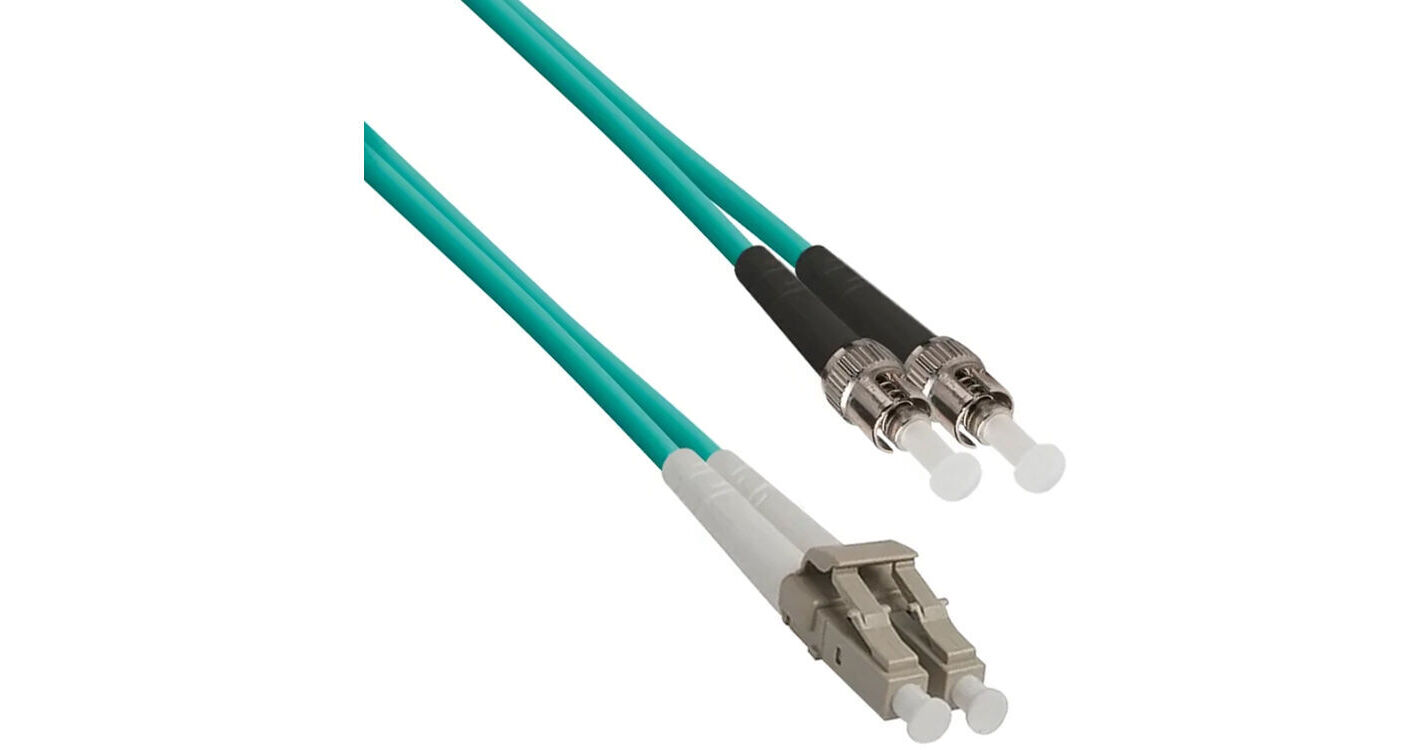 ALOGIC LC to ST 50/125 Duplex Multimode Fiber Optic LCST-20-OM3