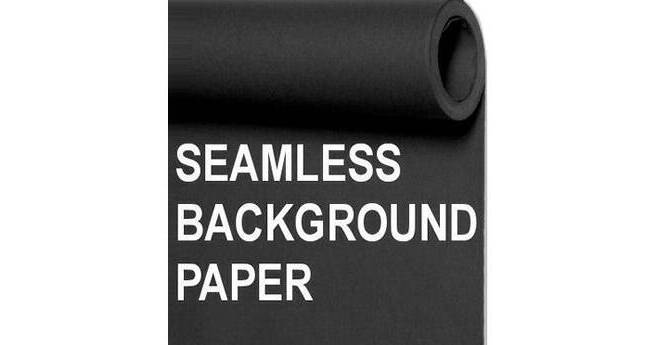 ALZO Seamless Photo Background Paper 1027-JETBLACK B&H Photo