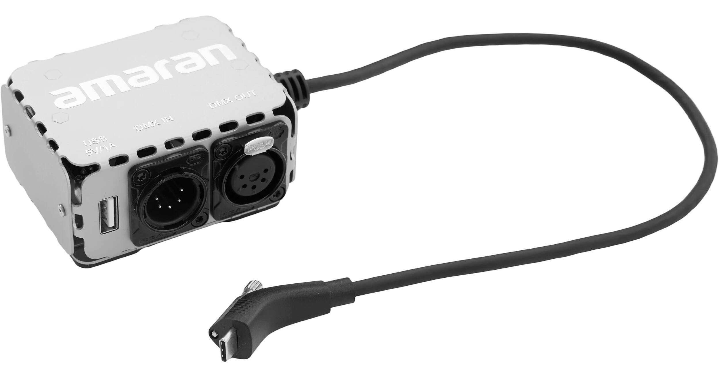 amaran USB-C to 5-Pin DMX In & Out Adapter MA0006041R B&H Photo