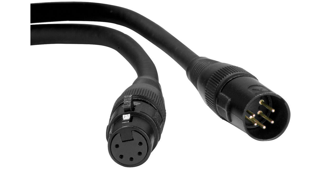 American DJ AC5PDMX3 Accu-Cable 5-Pin DMX Cable (3') AC5PDMX3