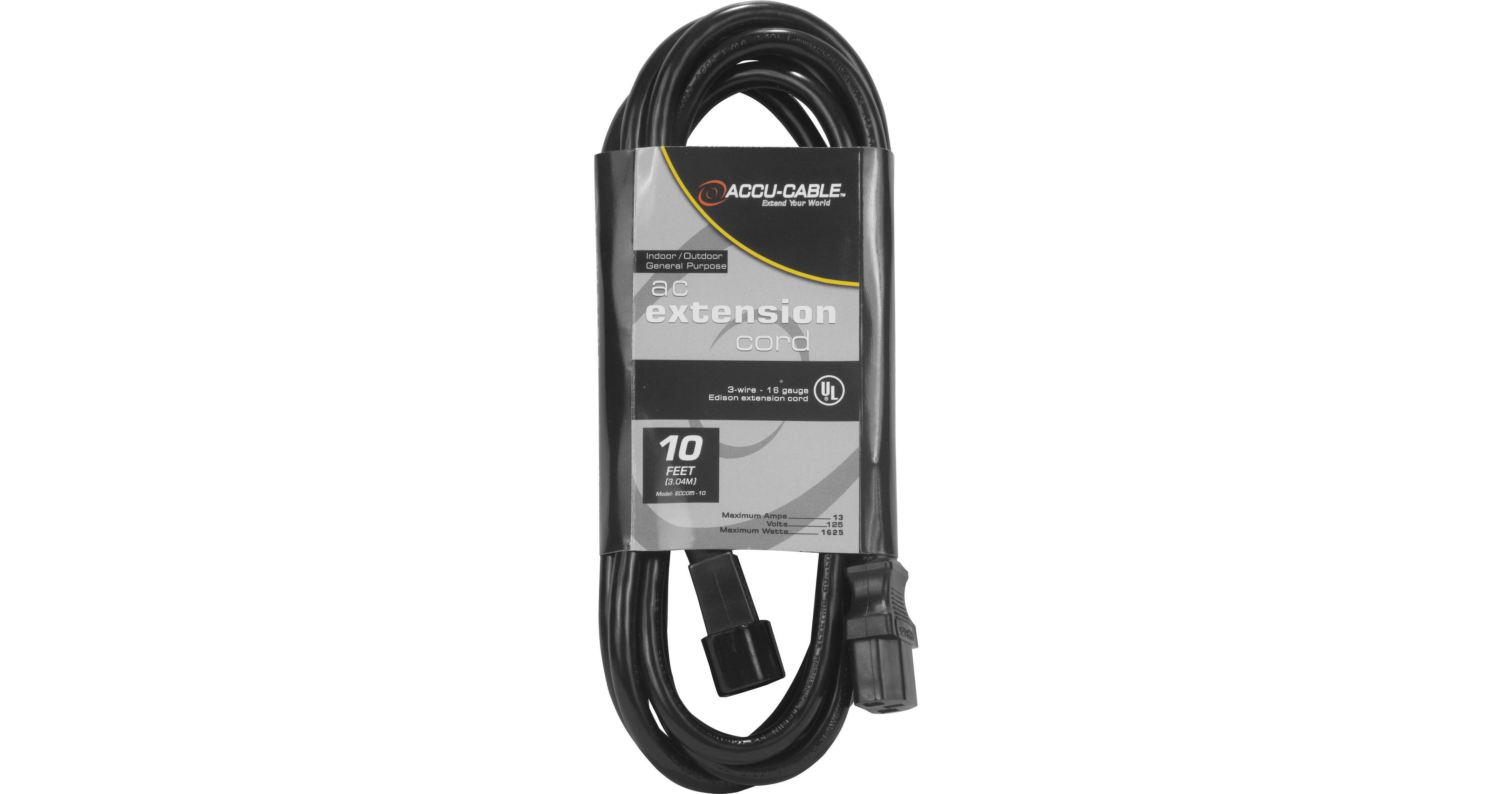 American DJ Accu-Cable Indoor-Outdoor General Purpose ECCOM-10
