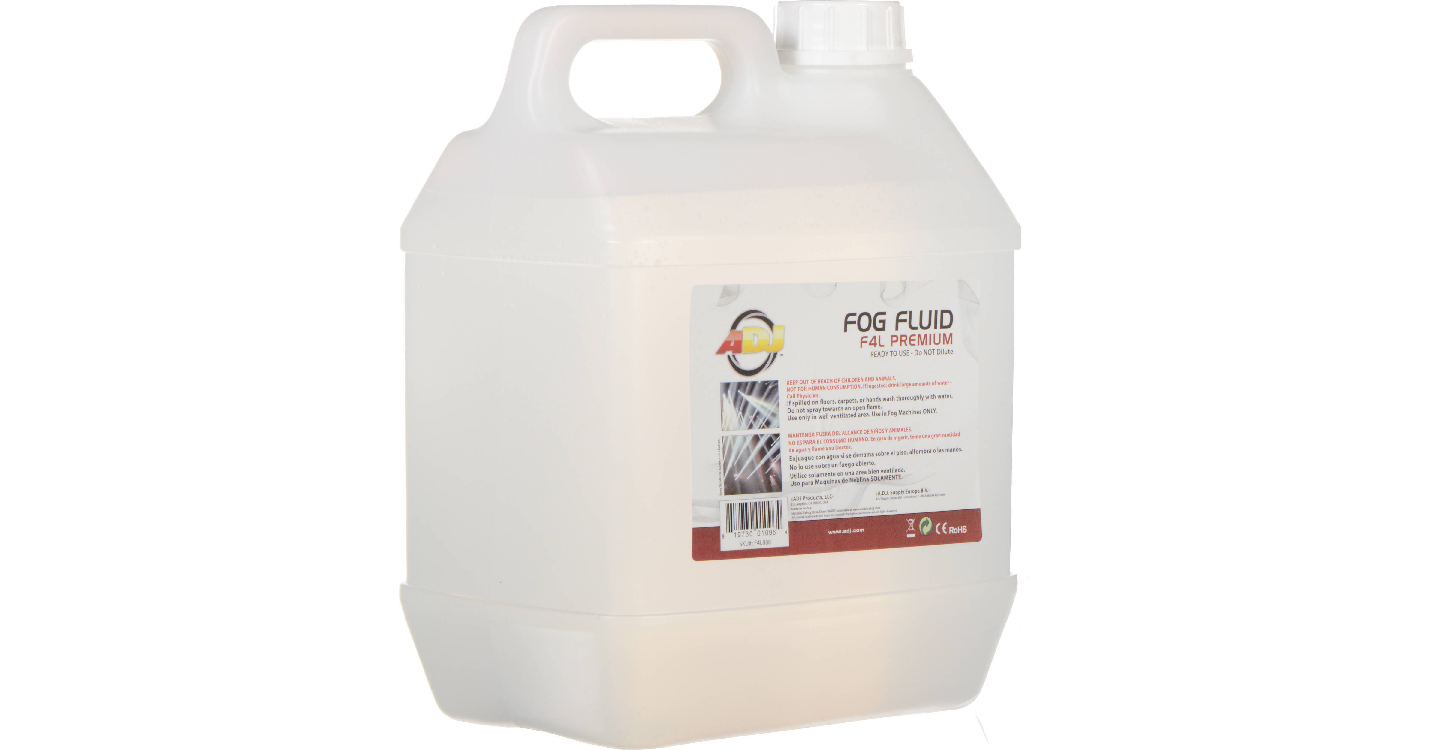 American DJ F4L Premium Fog Fluid (4L) F4L PREMIUM B&H Photo