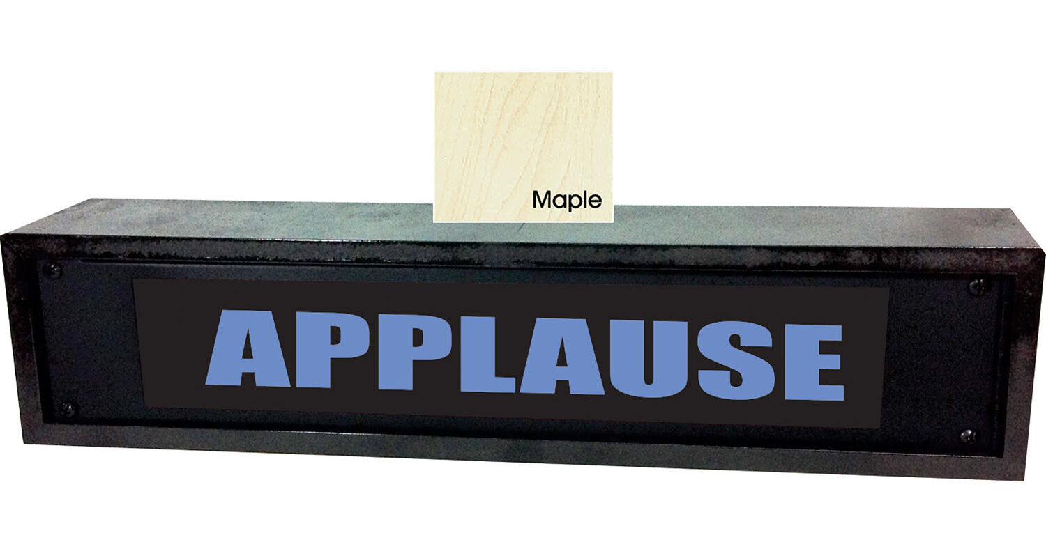 American Recorder APPLAUSE Sign with LEDs & Maple OAS-4053BL-M