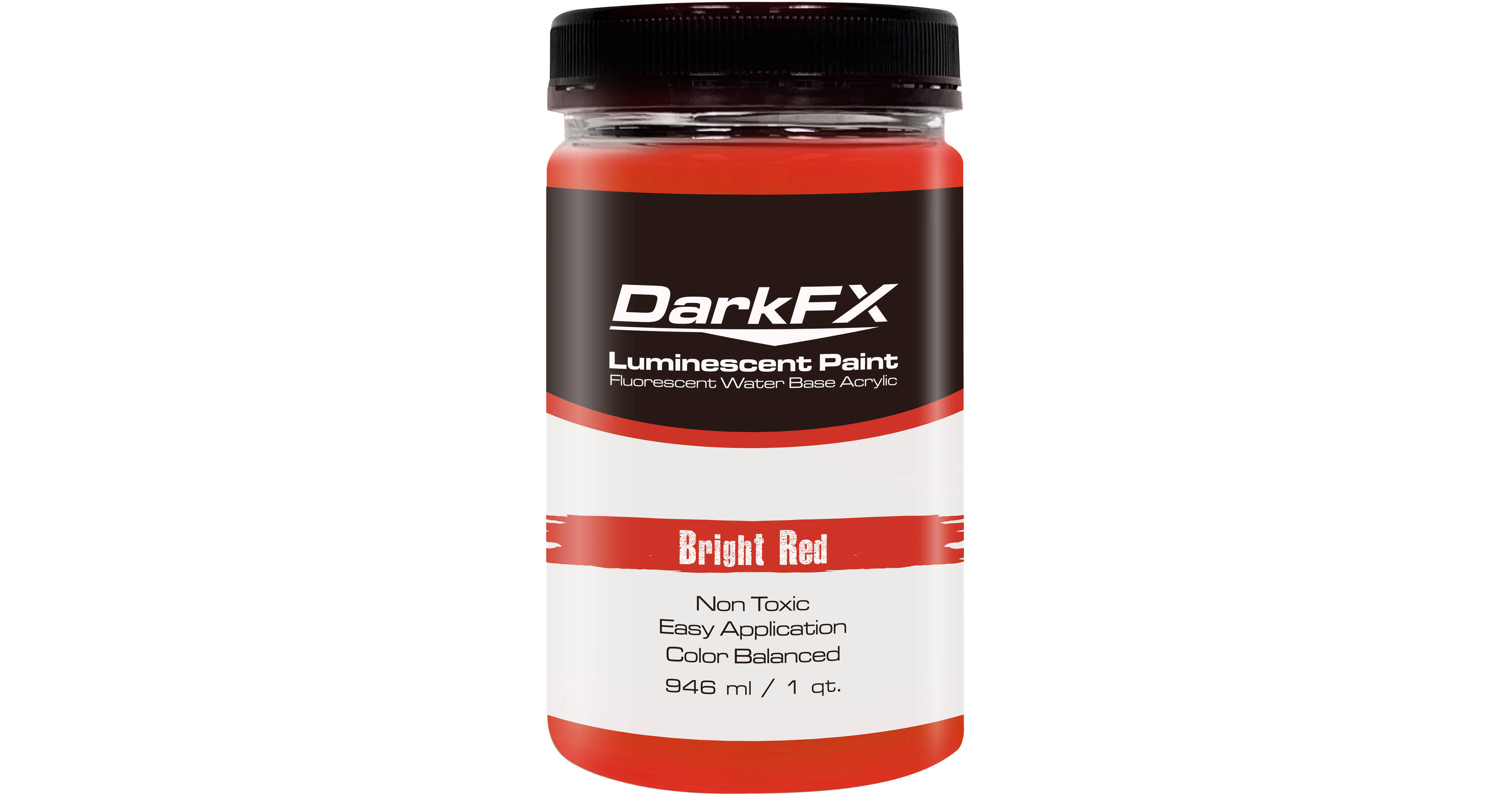 Antari DarkFX UV Paint (Bright Red, 1 Quart) DFX-VL1QT-BRD B&H