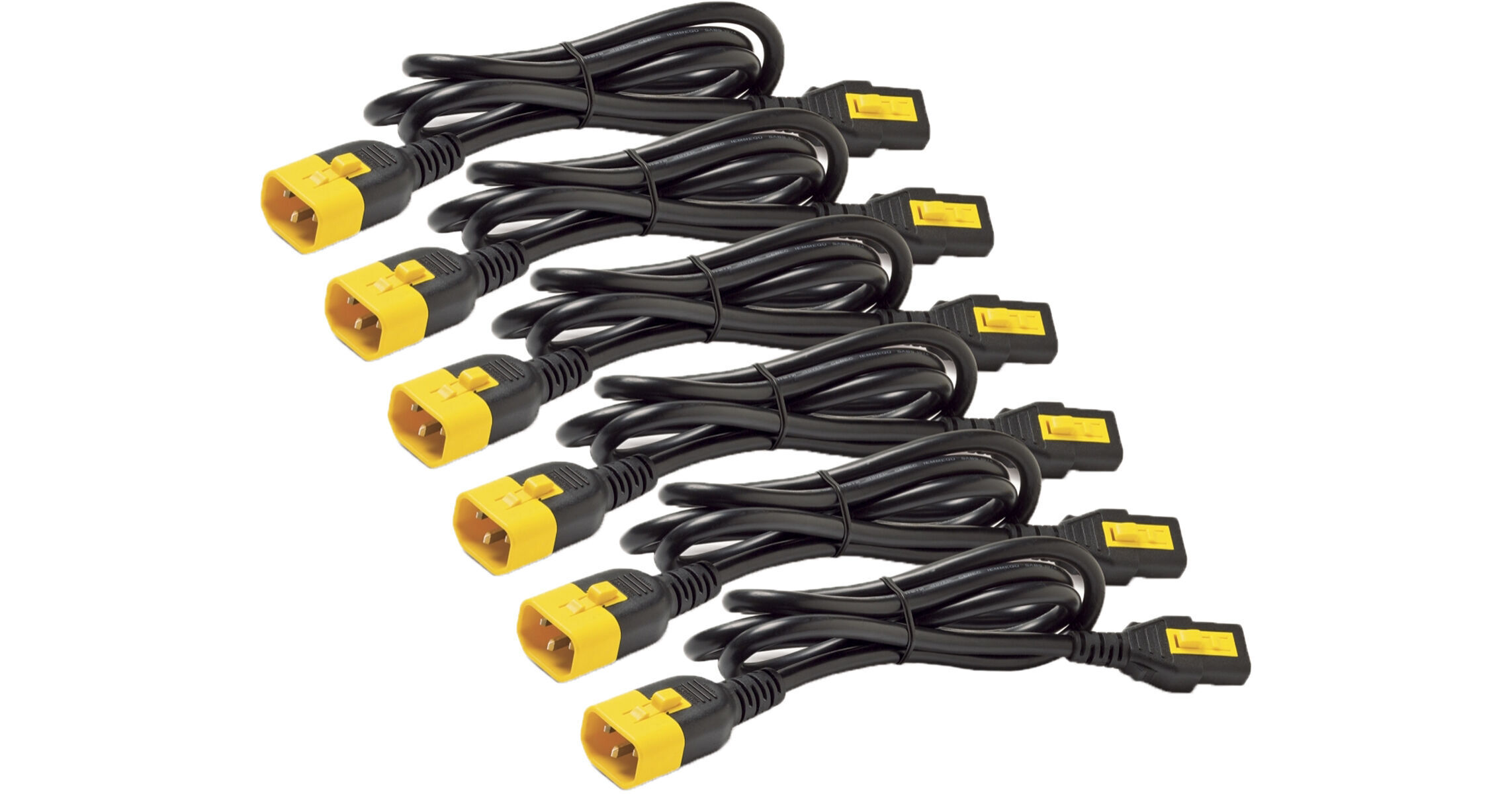 APC C13 to C14 Locking Power Cords (2', 6-Pack) AP8702S-NA B&H