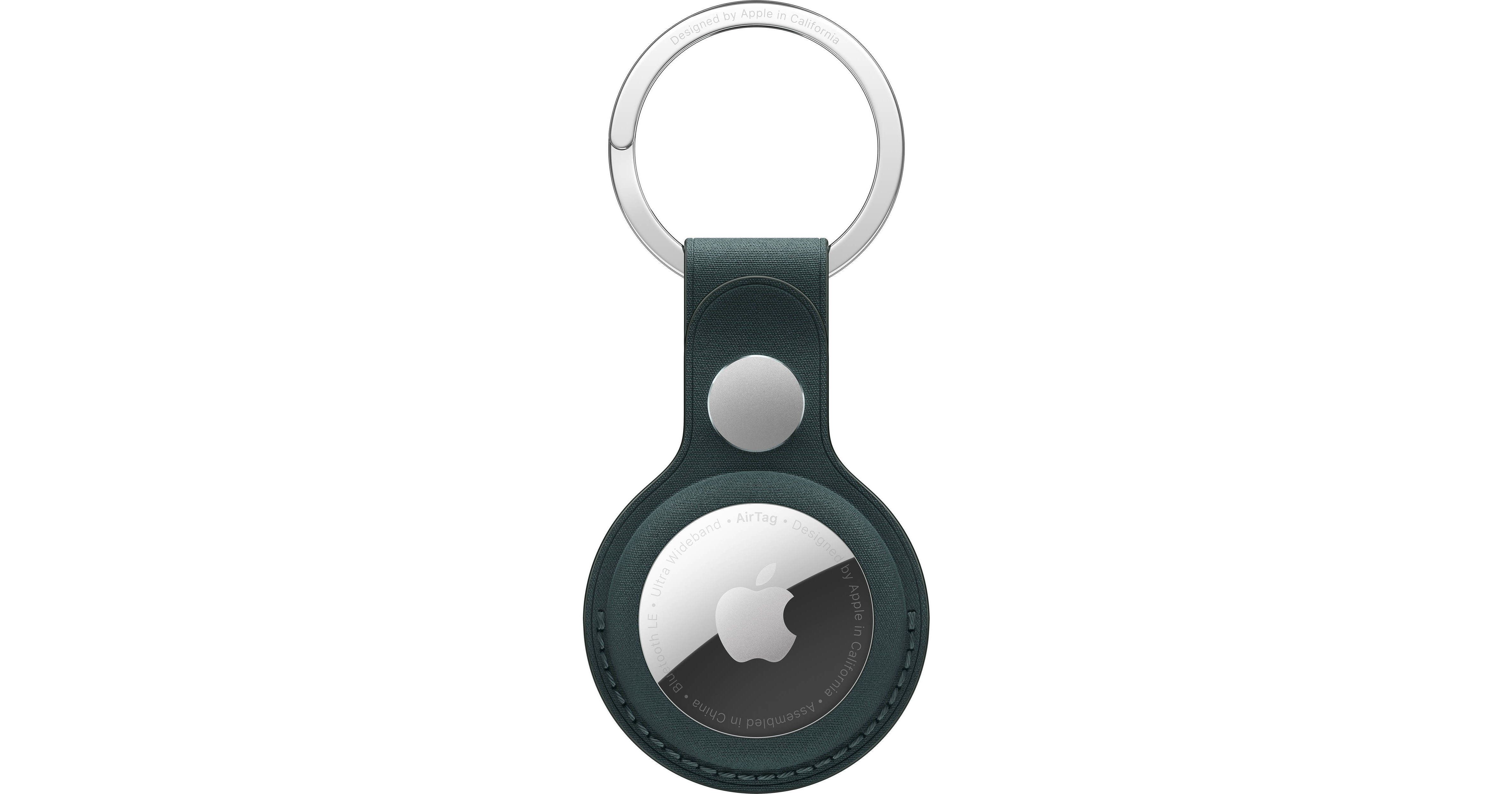 Apple AirTag FineWoven Key Ring (Dark Green) MA7J4ZM/A B&H Photo