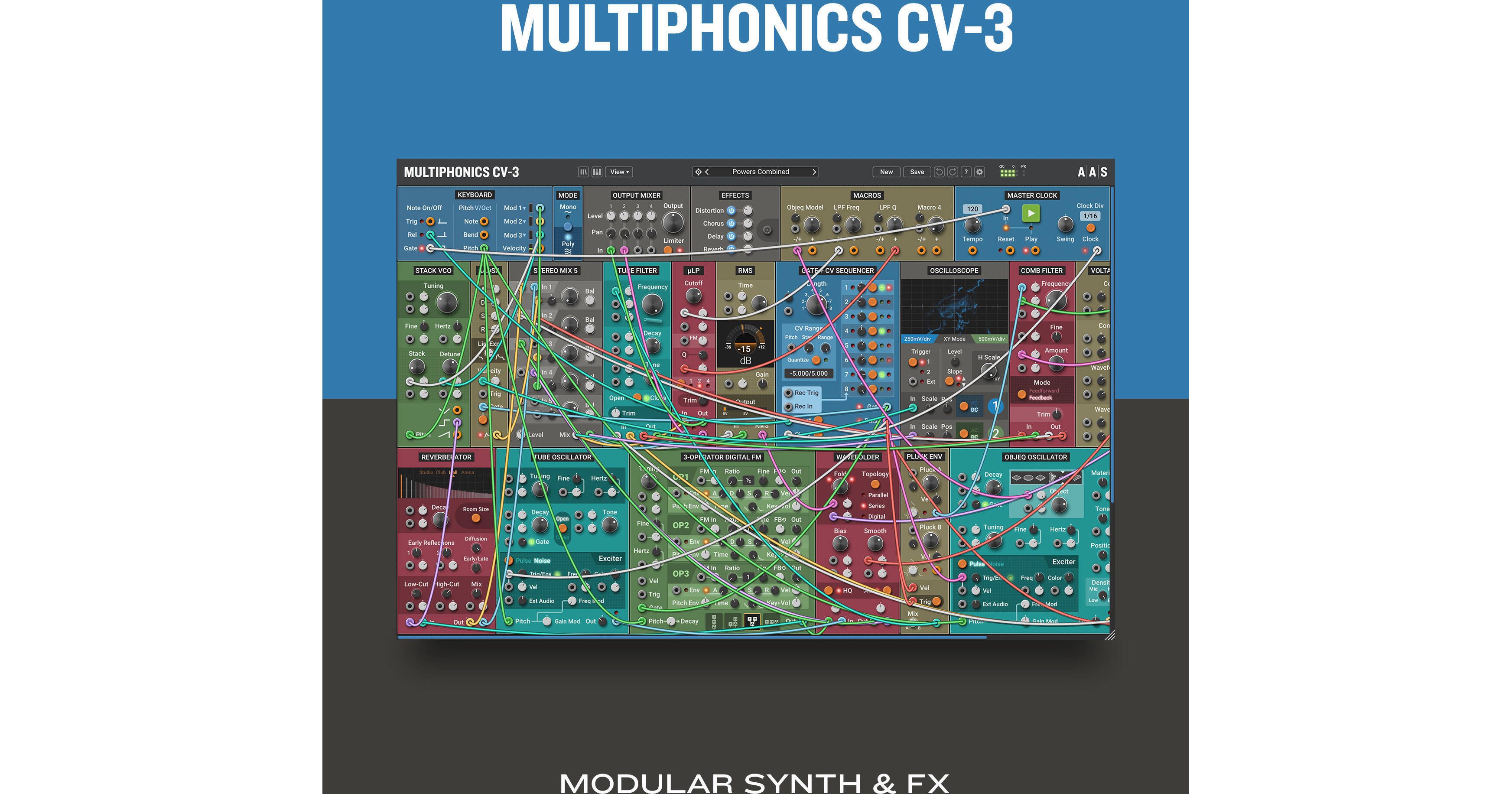 Applied Acoustics Systems Multiphonics CV-3 with Sound