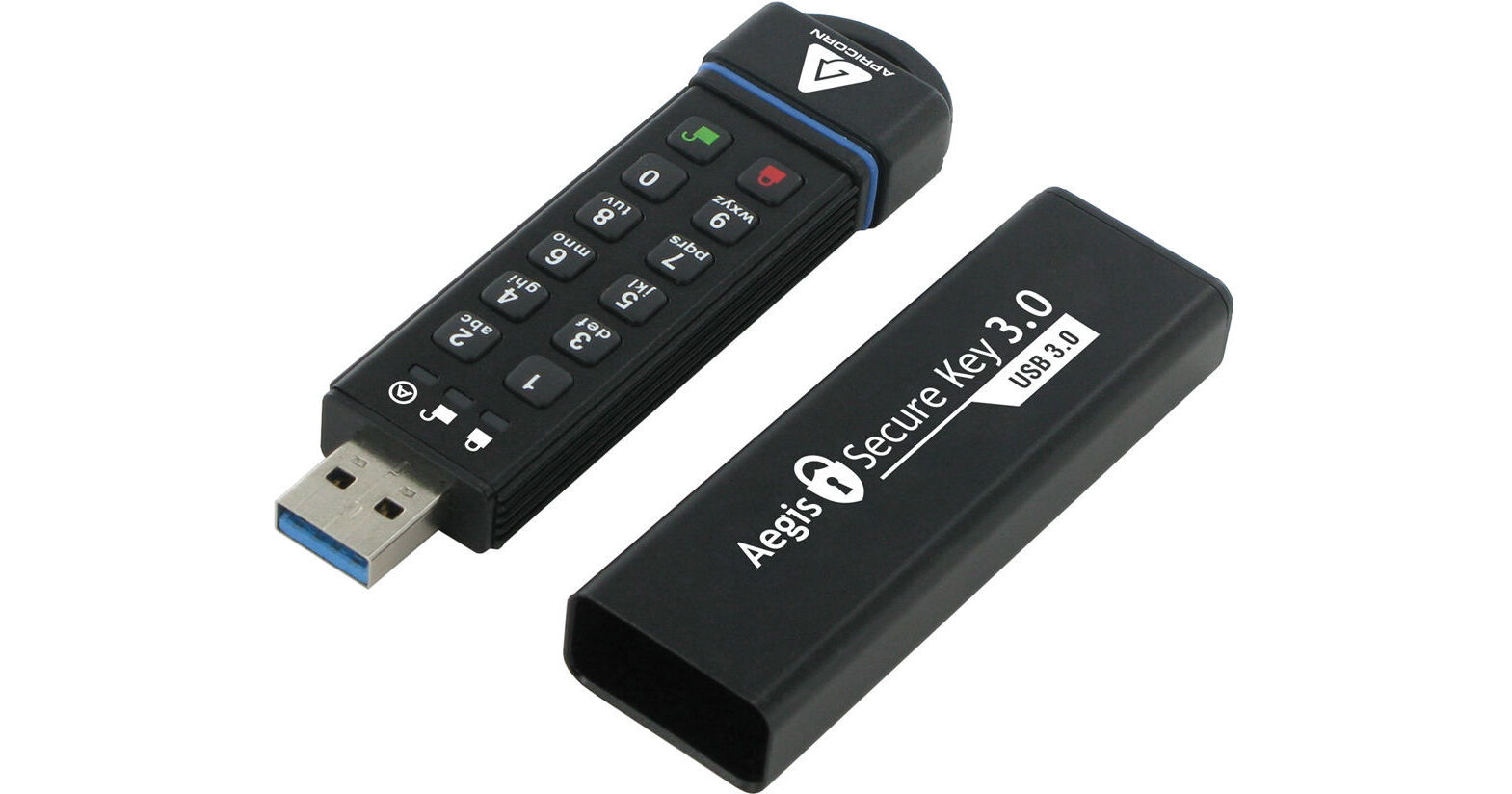 Apricorn 30GB Aegis Secure Key USB-A 3.2 Gen 1 Flash ASK3-30GB