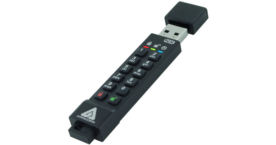 Apricorn Aegis Secure Key 8GB 3NX Encrypted USB 3.1 ASK3-NX-8GB