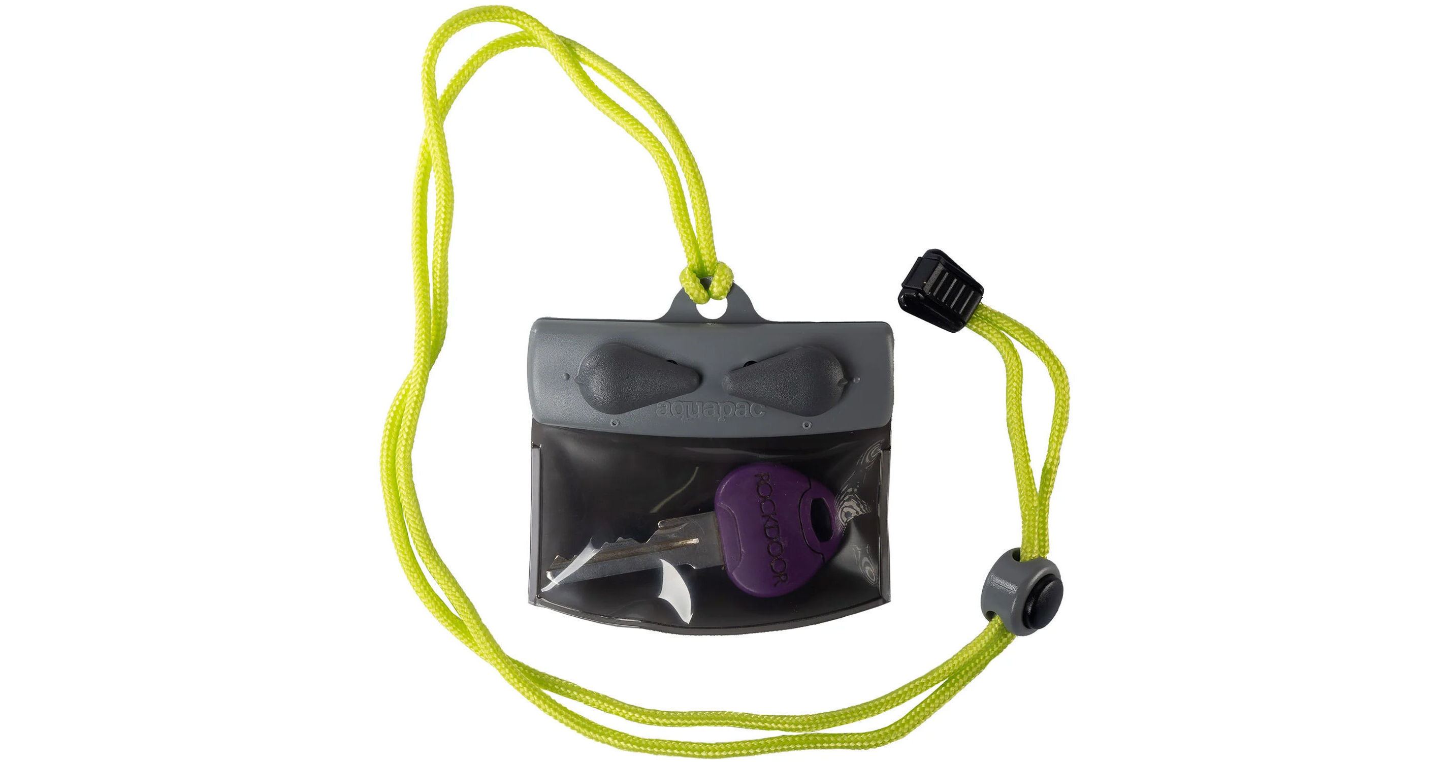 Aquapac Keymaster Micro (Gray/Clear, Black Cord) 628 B&H Photo