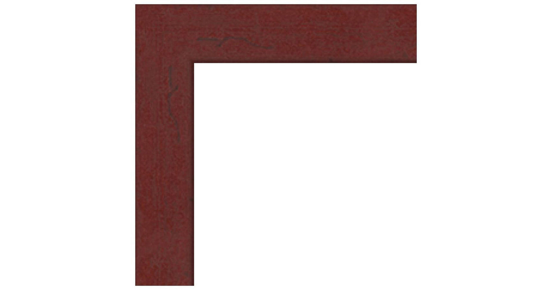 ART TO FRAMES 4083 Black Stain Solid Red