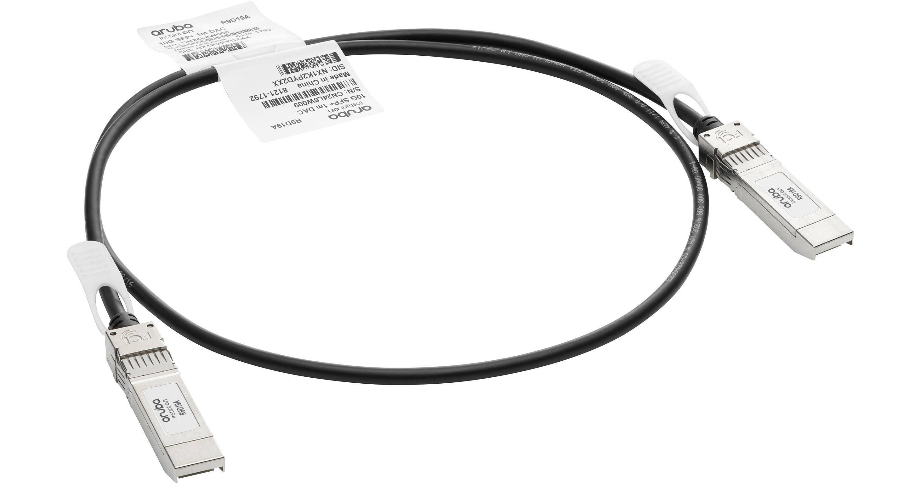 Aruba 10G SFP+ Direct Attach Copper Cable (3.3') J9281D B&H