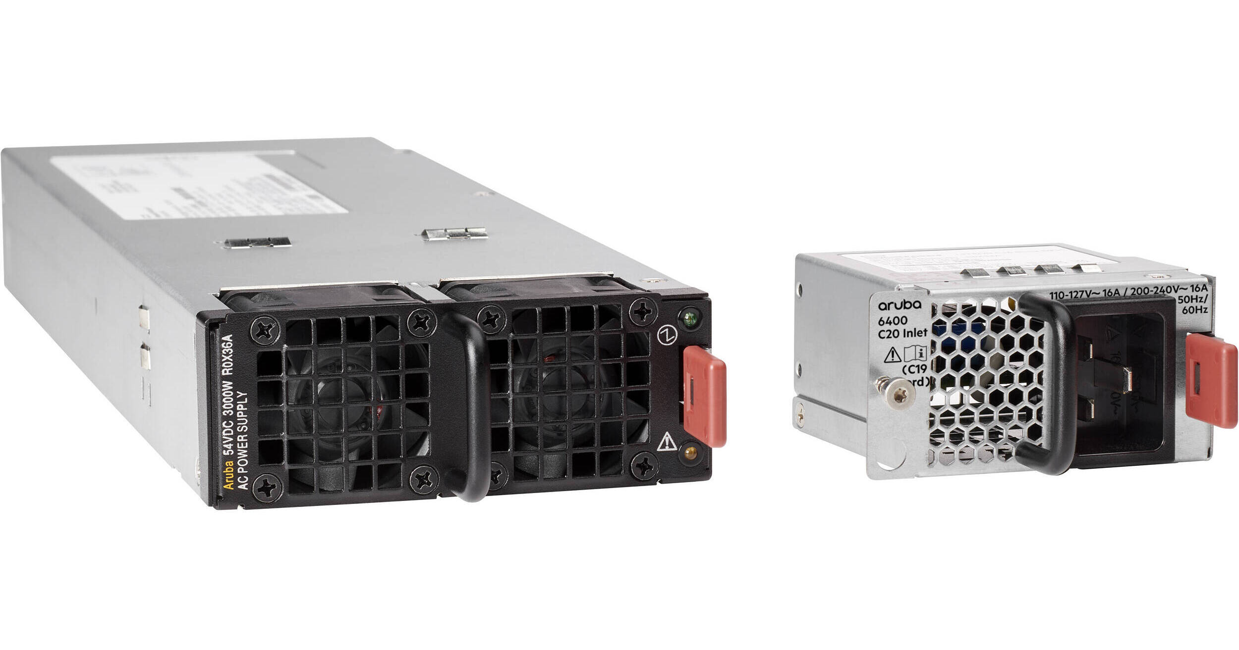 Aruba 6400 3000W Power Supply with C16 Inlet Adapter R0X36A B&H
