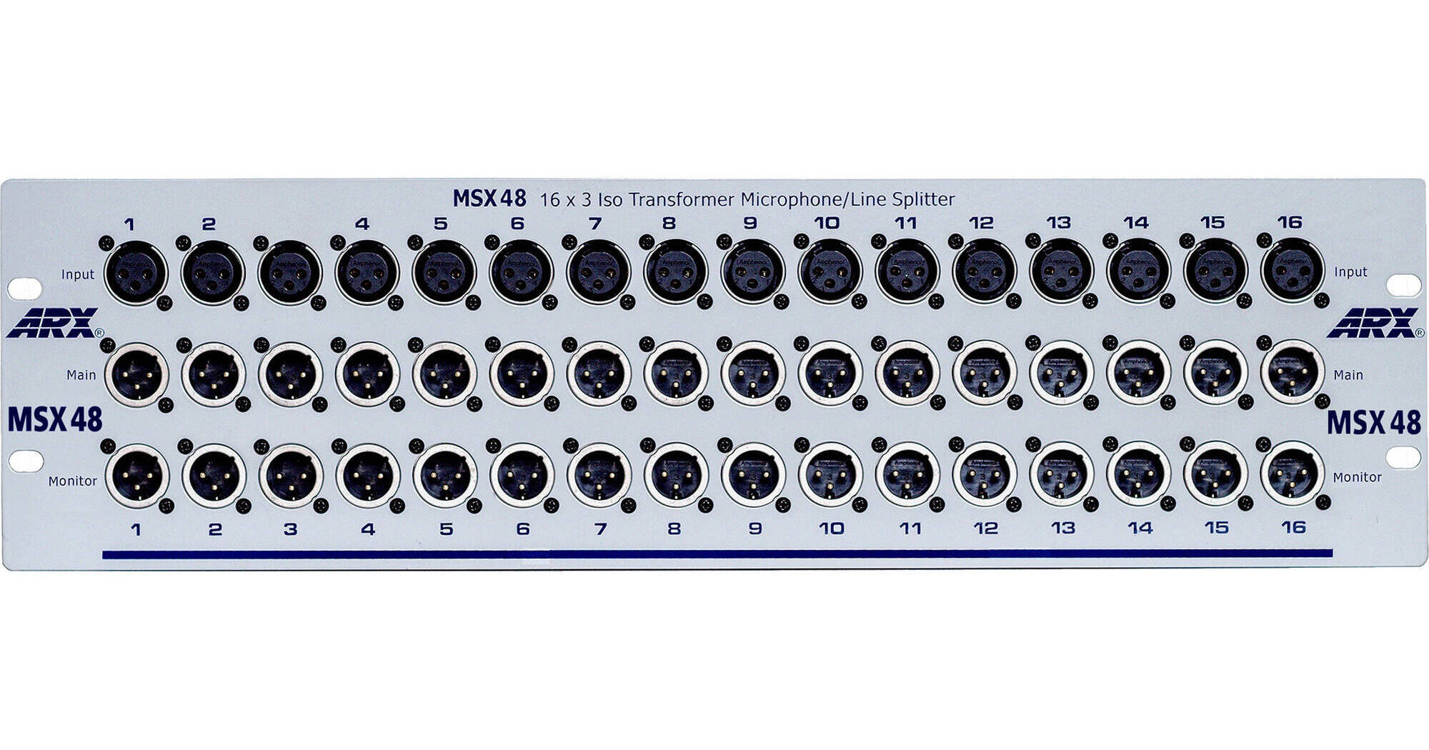 ARX MSX 48 DS 16x48 Passive Transformer-Balanced MSX 48 DS B&H