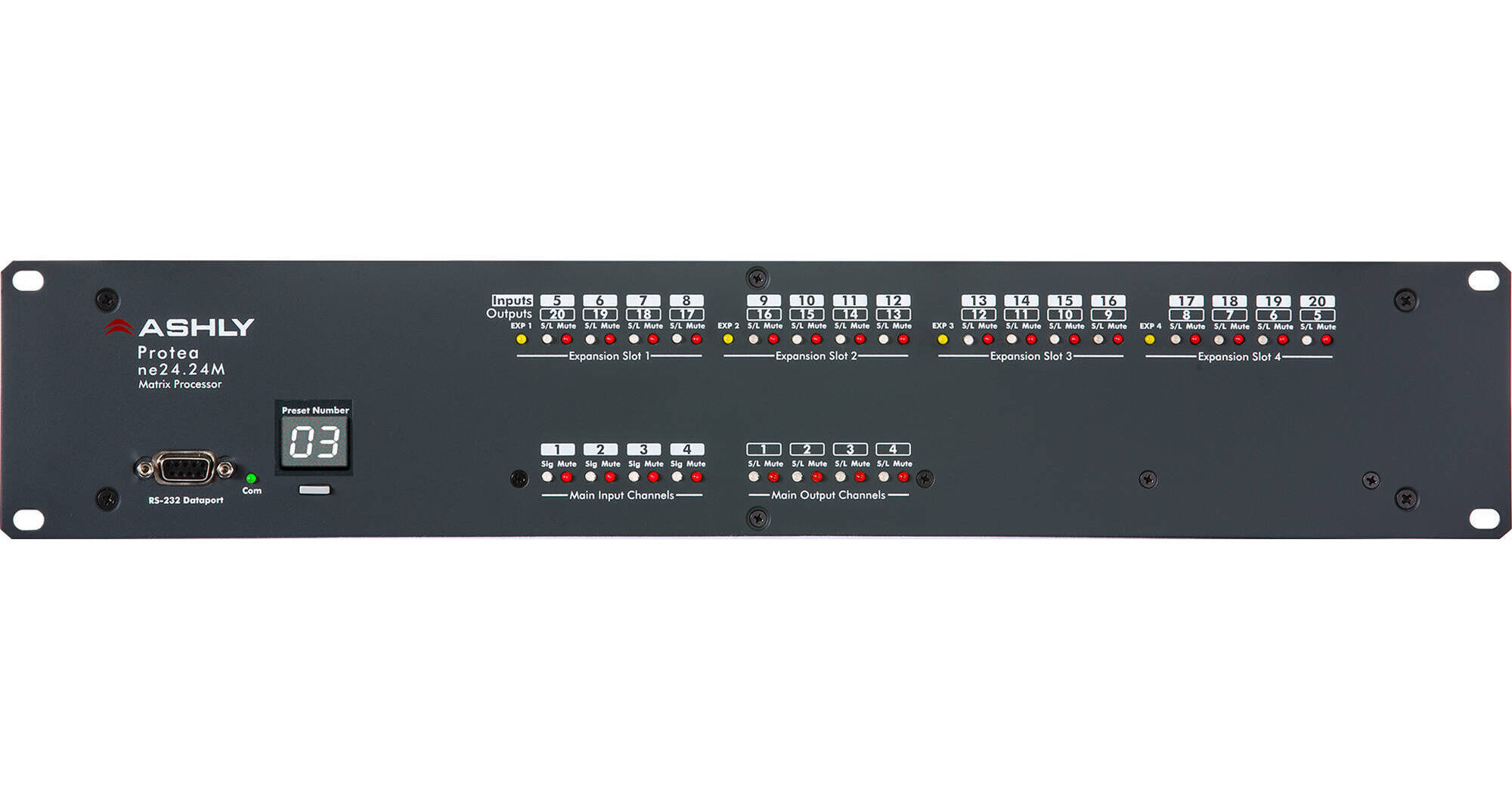 Ashly Protea ne24.24MT Matrix Digital NE24.24MT (4X8) LOGIC B&H