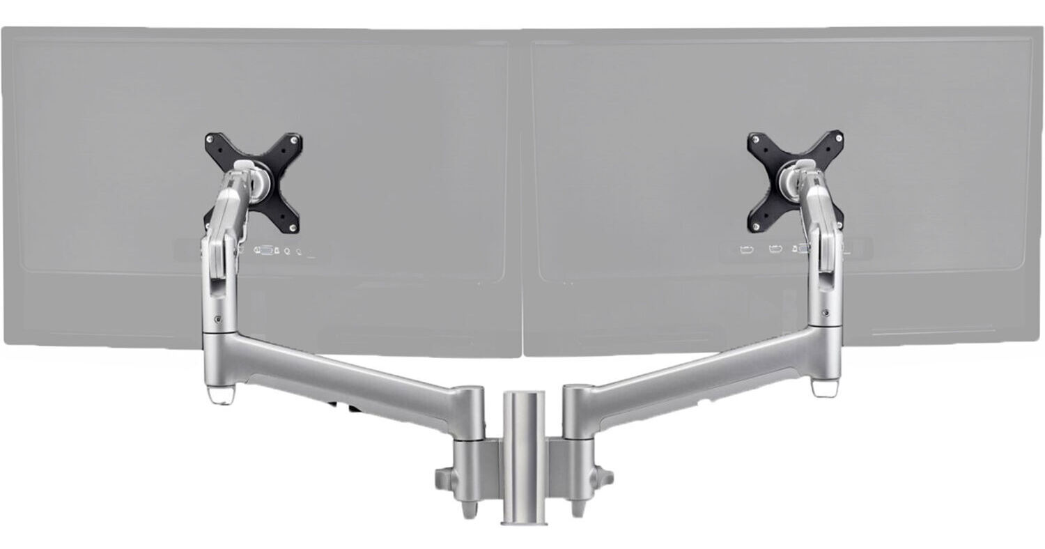 Atdec Dual Dynamic Arm Mount F Silver AWMS-2-D13-F-S B&H Photo