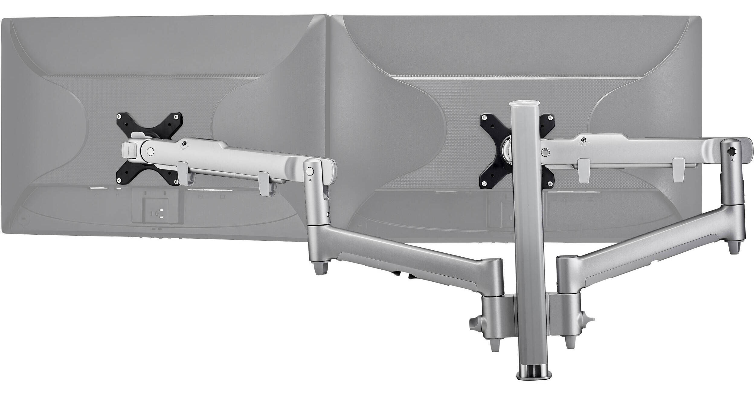 Atdec Dual Dynamic Monitor Arm Desk Mount - Flat AWMS-2-D40-F-S