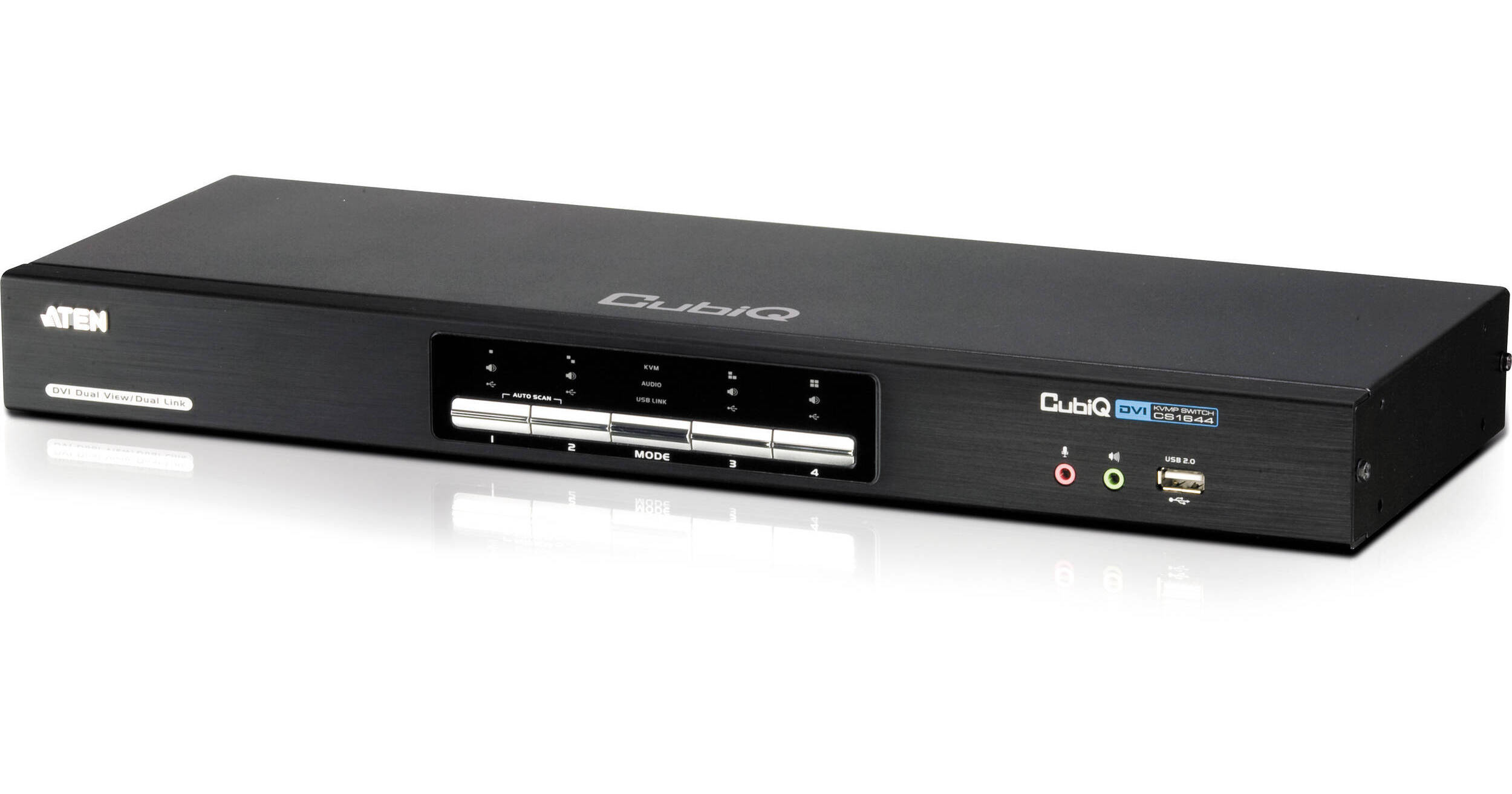 ATEN CS1644A 4-Port USB DVI Dual View KVMP Switch CS1644A B&H