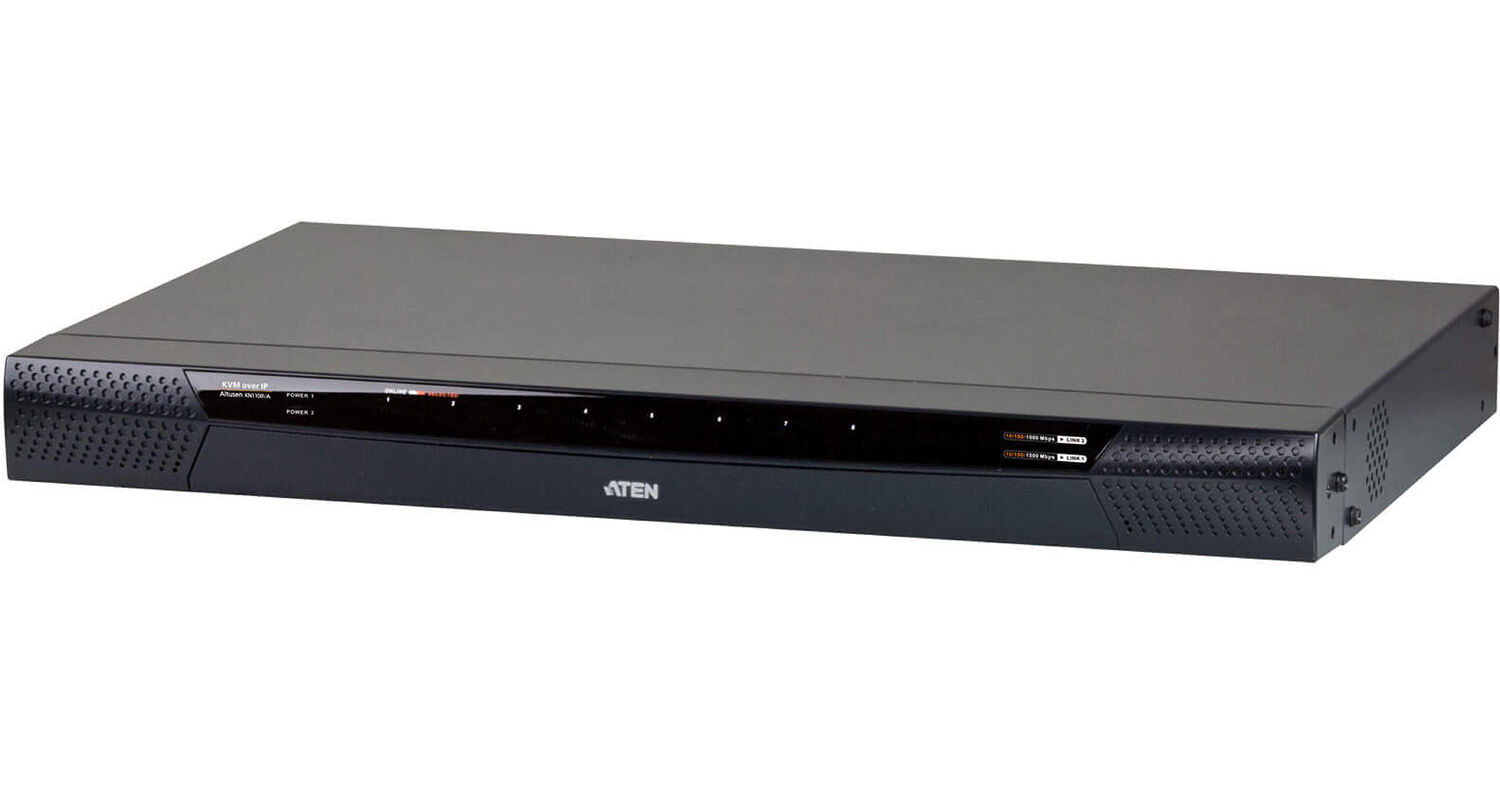 ATEN 8-Port KVM over IP Switch with Virtual Media KN1108VA B&H