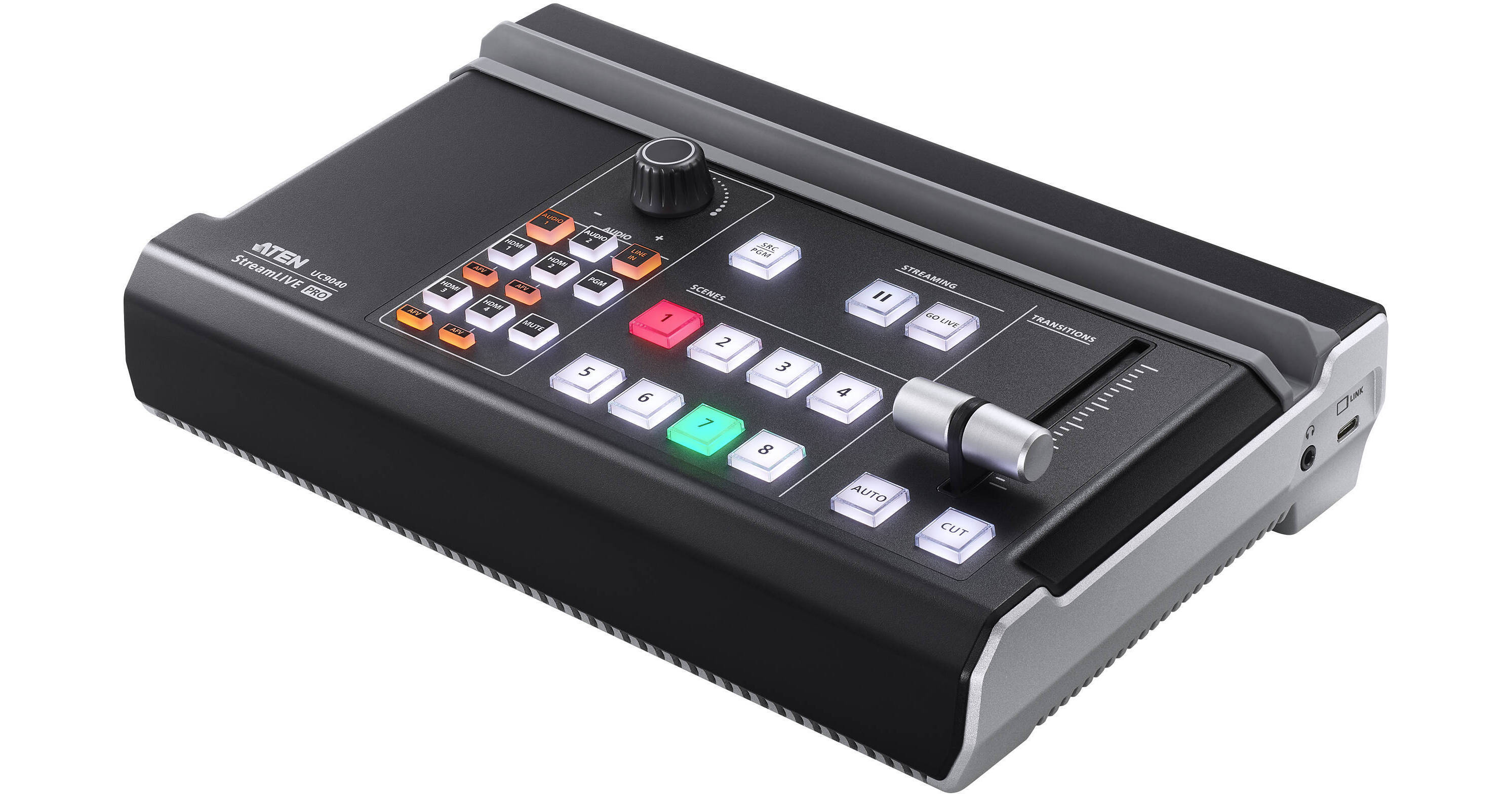 ATEN StreamLIVE PRO All-in-One Multichannel AV Mixer UC9040 B&H
