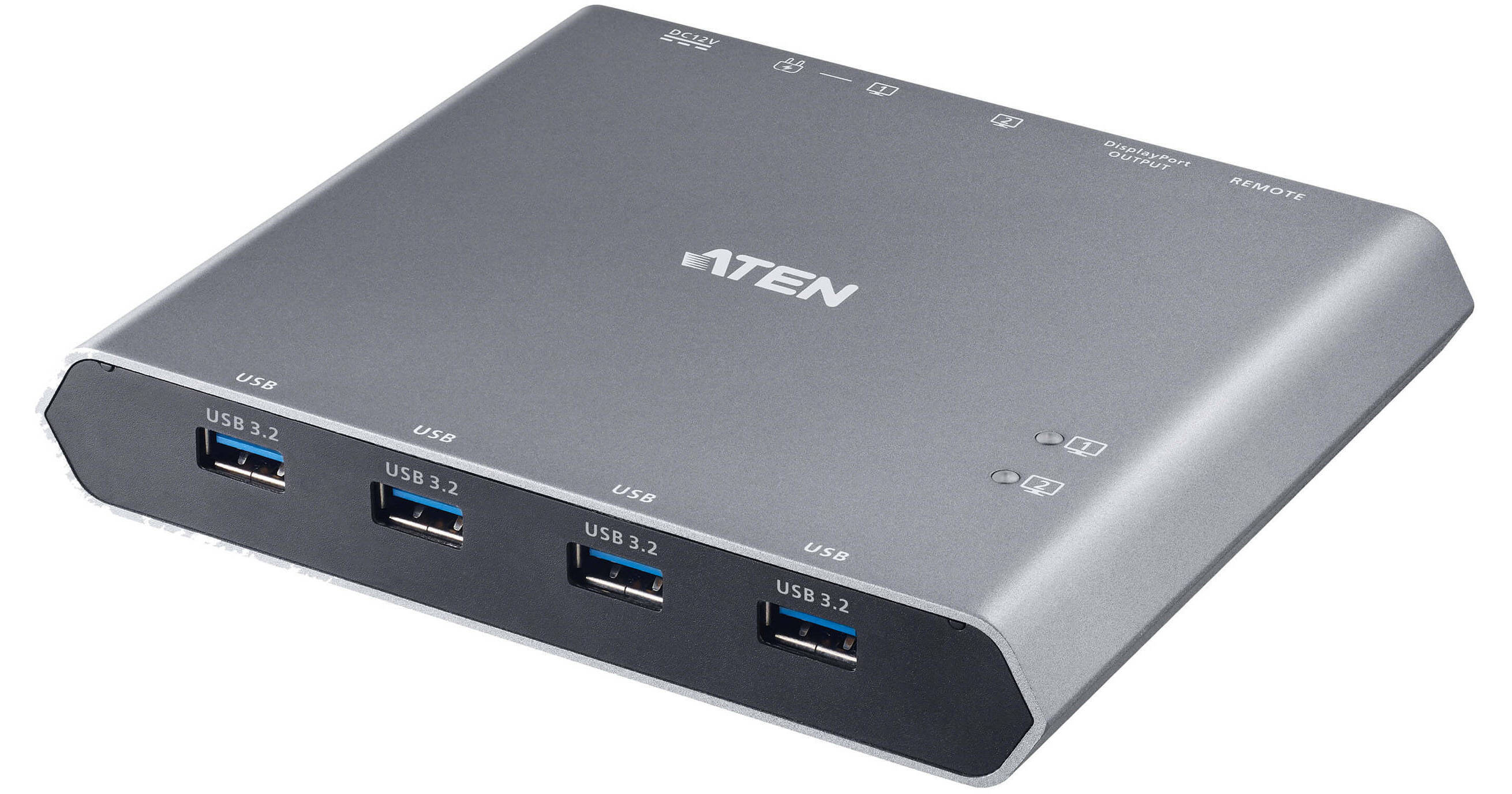 ATEN 2-Port 4K DisplayPort USB-C KVM Dock Switch US3311 B&H