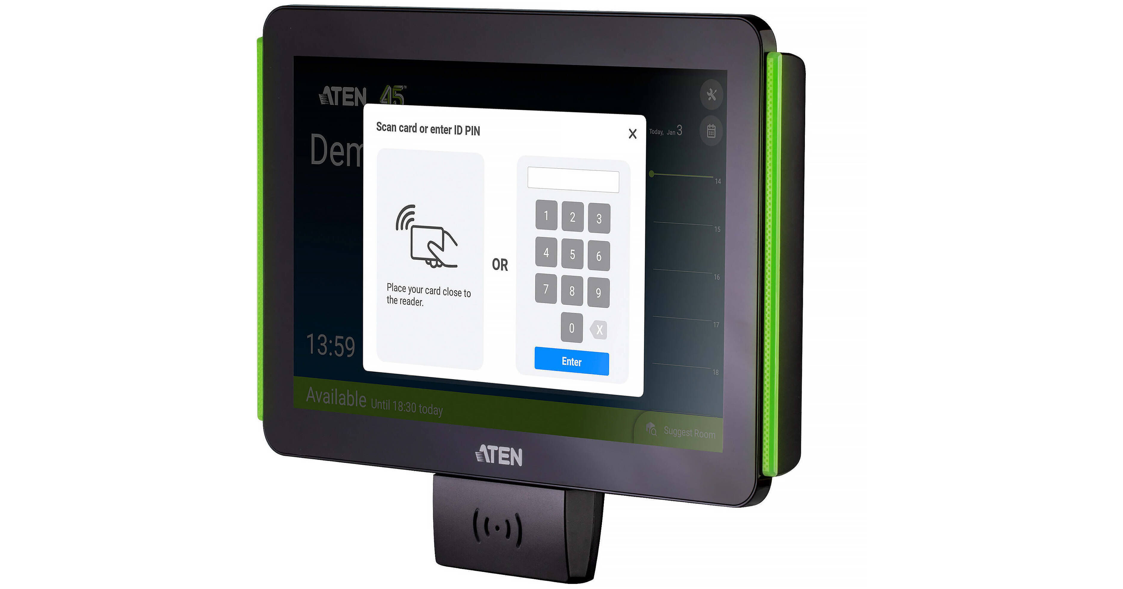 ATEN VK430 10.1" WXGA Touch Panel for Room Booking System VK430