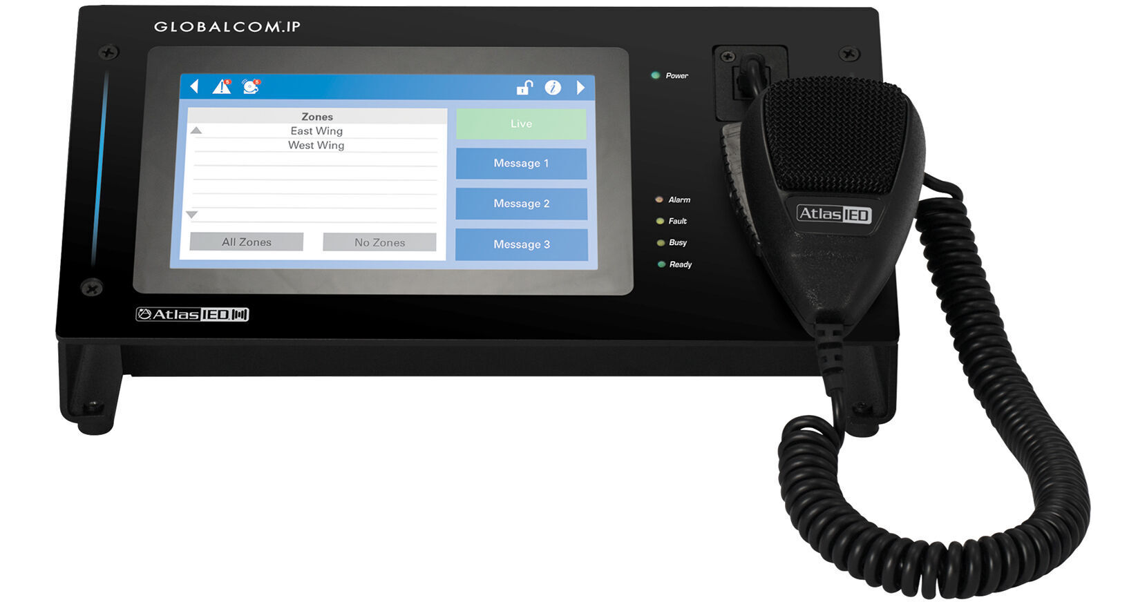AtlasIED Globalcom.Ip Series Programmable Touch IPCSDTOUCH-H B&H