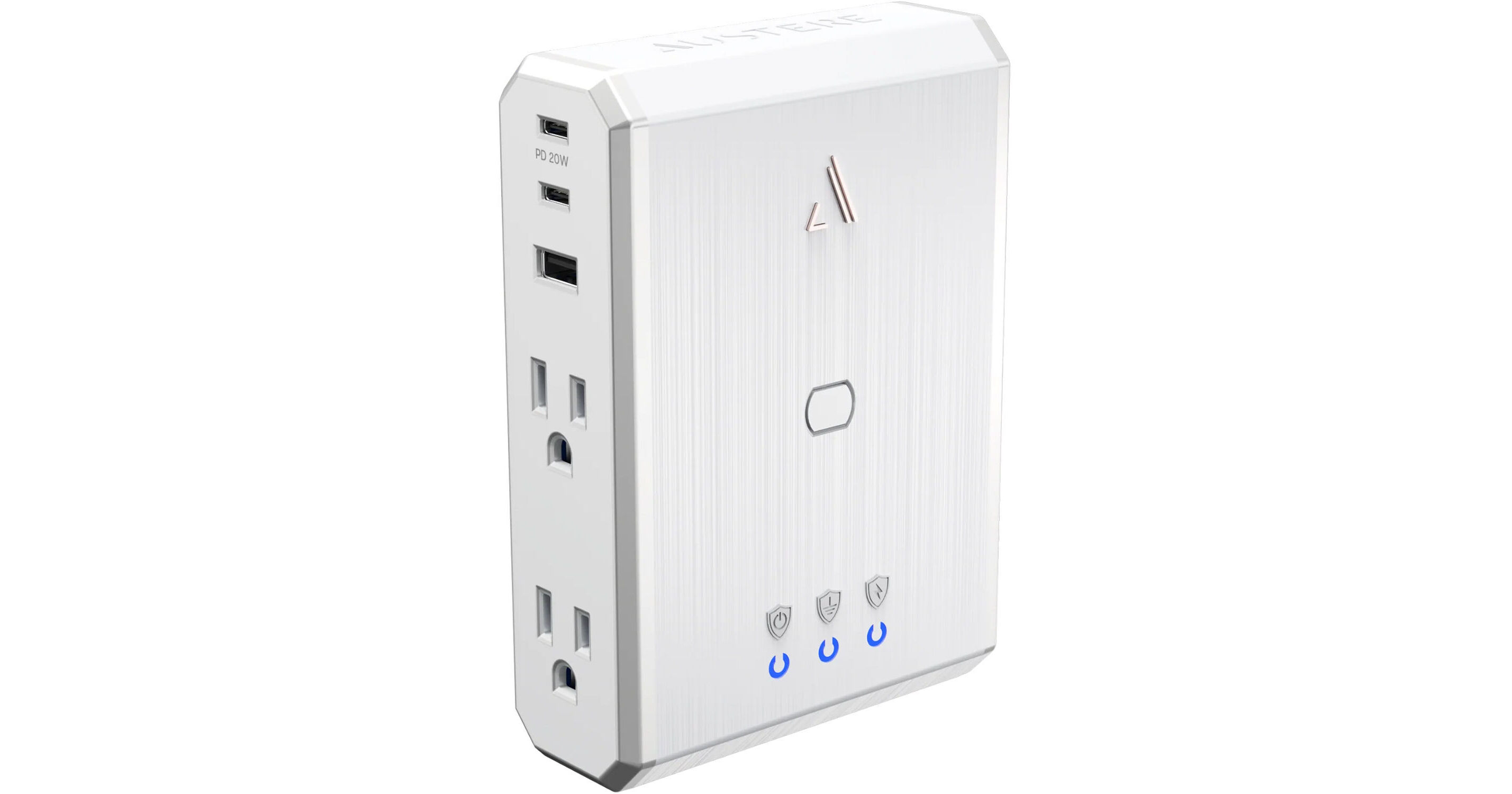 Austere V-Series 4-Outlet Surge Protector and USB 5S-APS4-US1