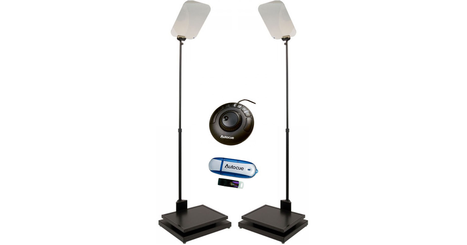 Autocue 2x17" Manual Conference Stand Package ESP-MAN/PSP17PKG