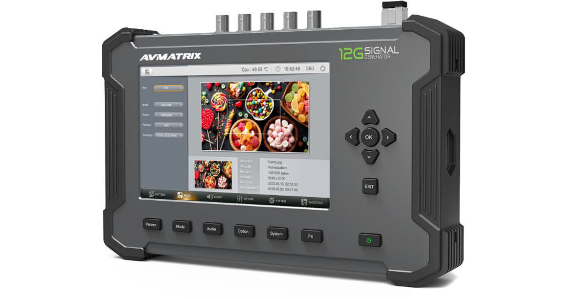 AVMATRIX 12G-SDI & 4K HDMI 2.0 Pattern Generator PG4K B&H Photo