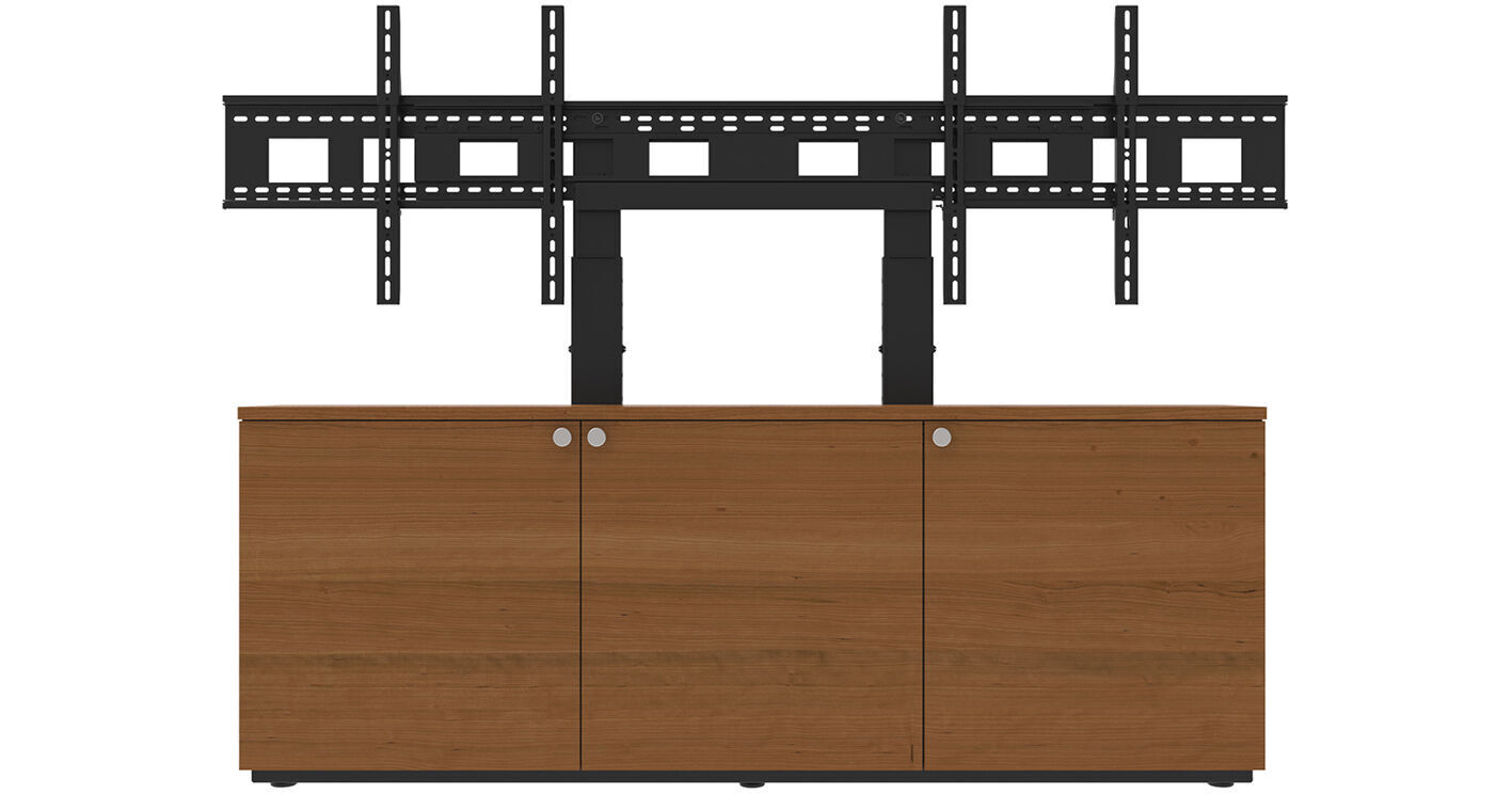 AVTEQ Thin 3-Bay Credenza for Dual Displays CRED3LTHIN-D B&H
