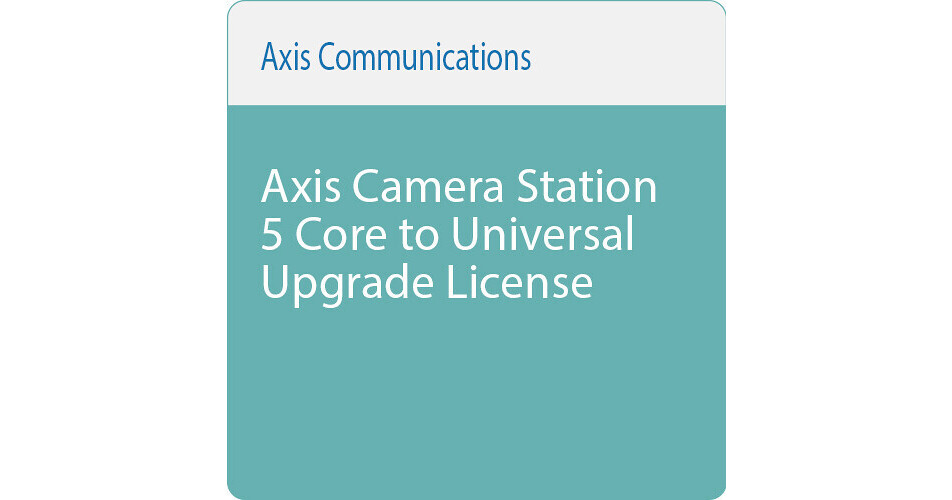 Axis Communications Axis Camera Station 5 Core to 0879-030 B&H