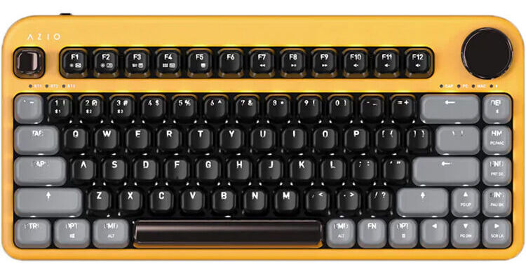AZIO IZO Wireless Keyboard Series 2 (Golden Iris) IK412 B&H
