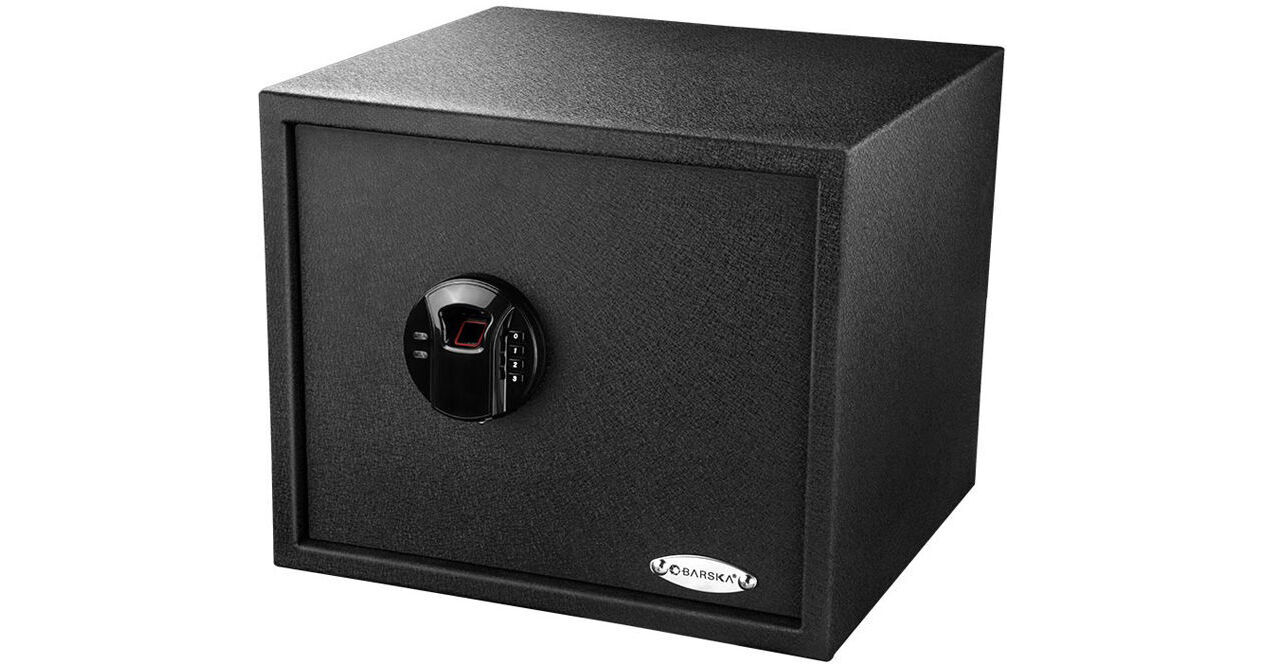 Barska HQ300 Biometric Keypad Safe AX12428 B&H Photo Video