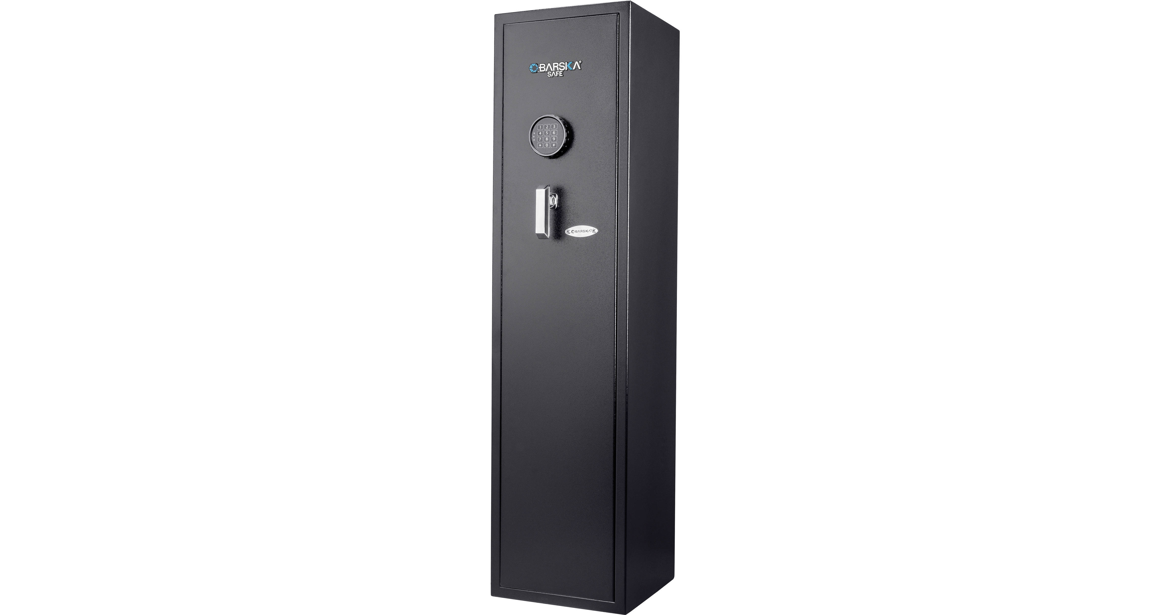 Barska 4.33 Cubic Foot Tall Keypad Rifle Safe (Black) AX13100