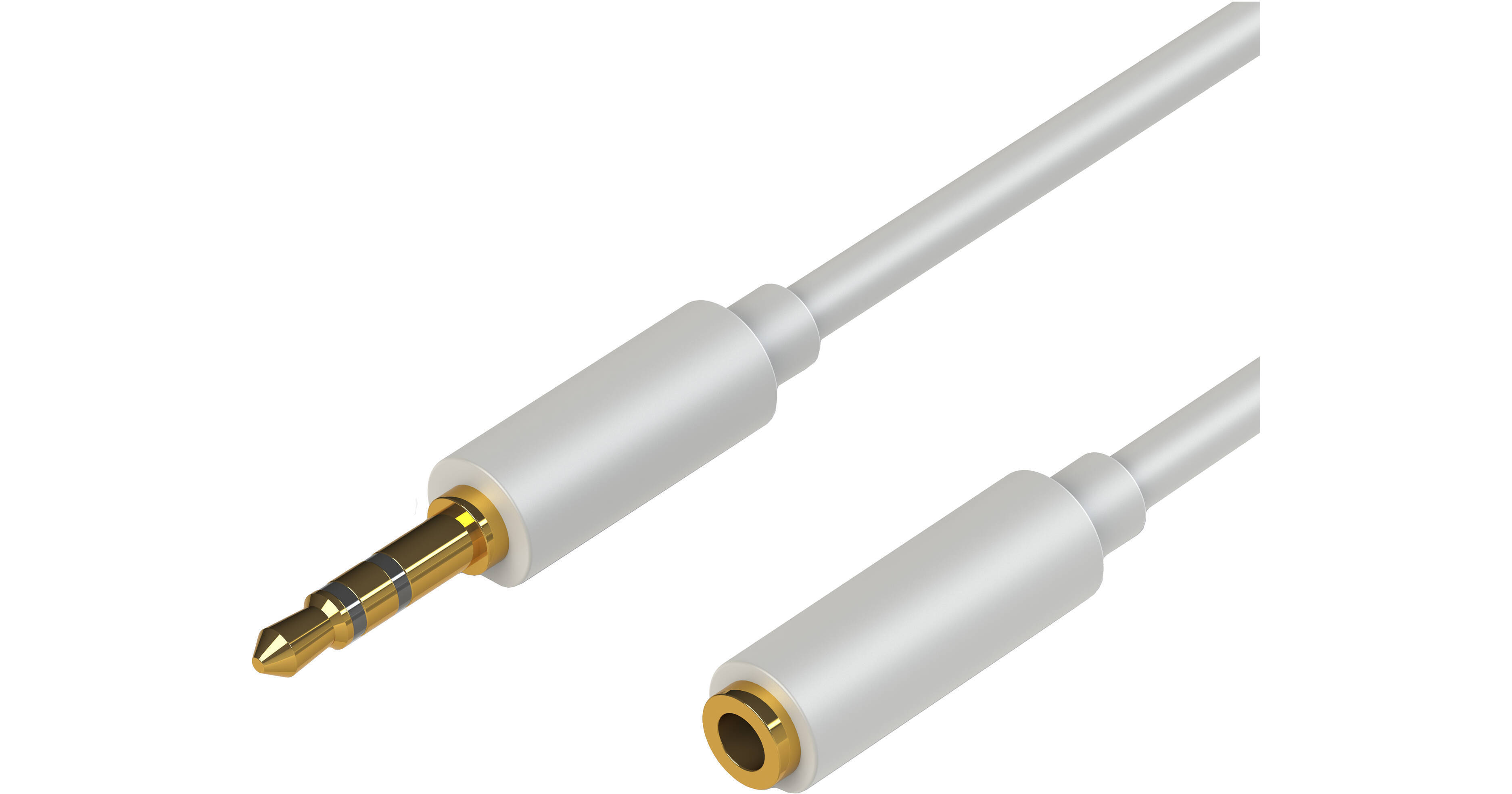 BEACN Mic Headphone Extension Cable (Light, 3.3') 055845300150
