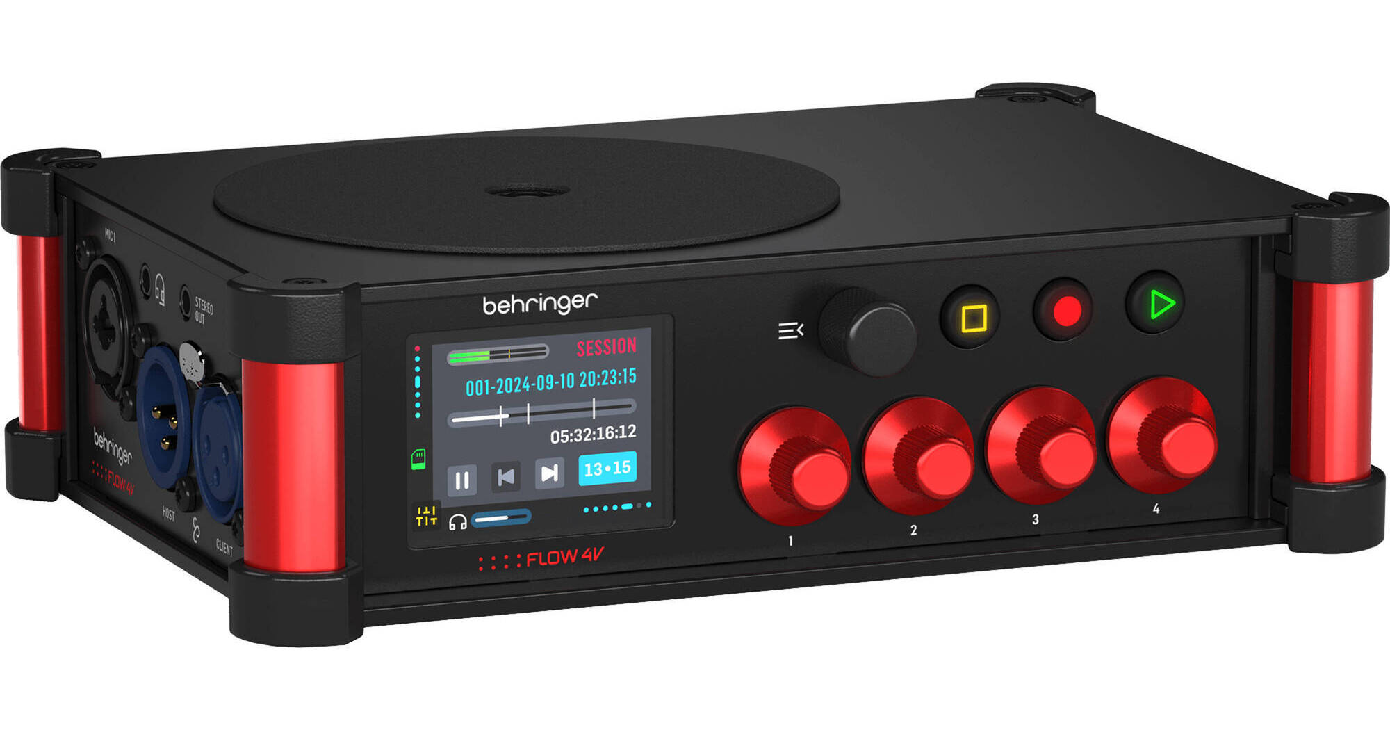 Behringer FLOW 4V Digital Audio Mixer and Field 0603-AFE86-US1