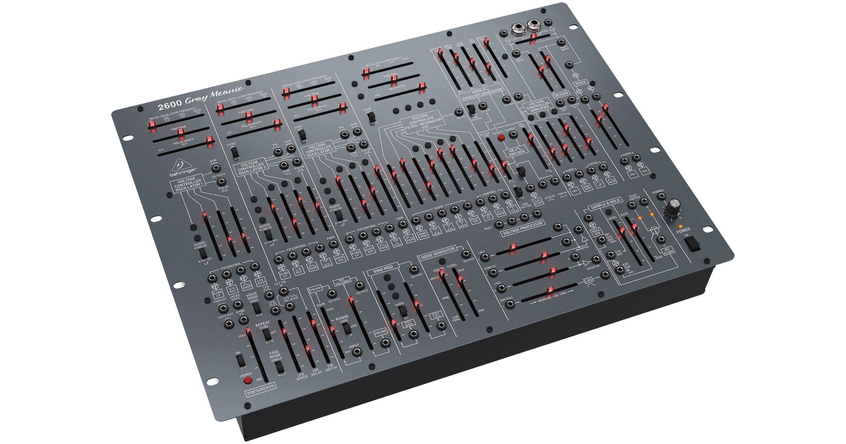 Behringer 2600 Special Edition Gray Meanie 0718-ABZ86-US1 B&H