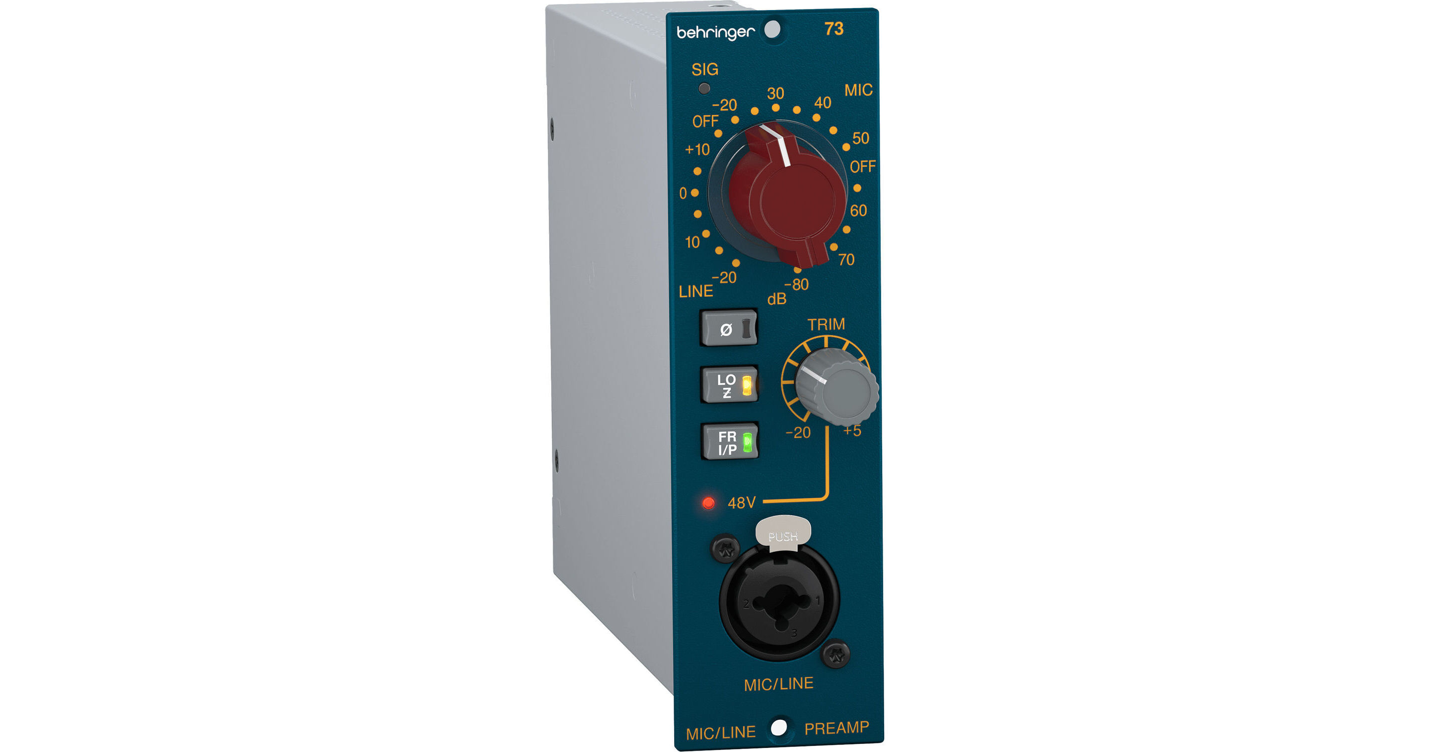 Behringer 73 Mic Preamp for 500 Series 0838-AAY86-001 B&H Photo