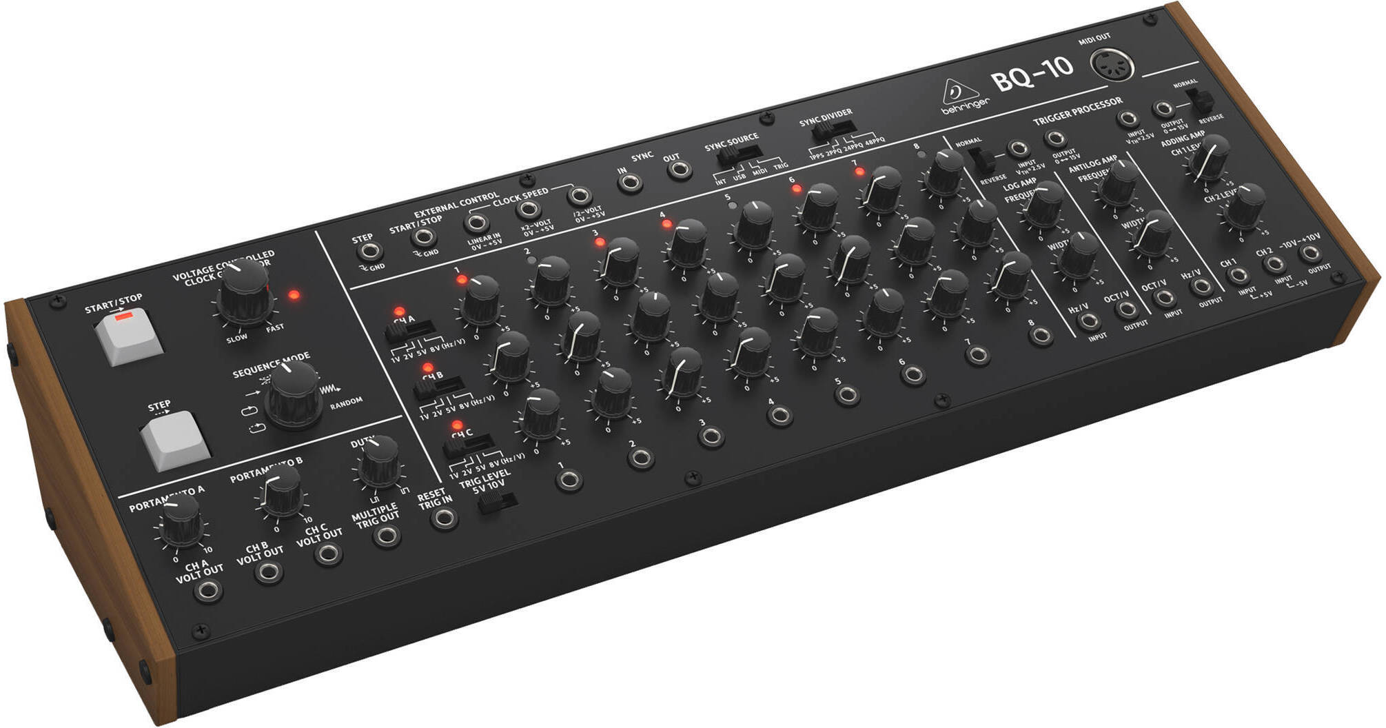 Behringer BQ-10 24-Step Classic Analog Sequencer 0718-ABC86-US1