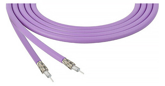 Belden 12G-SDI 75-Ohm UHD 4K Mini Coax Video Cable 4855R-1000-VI