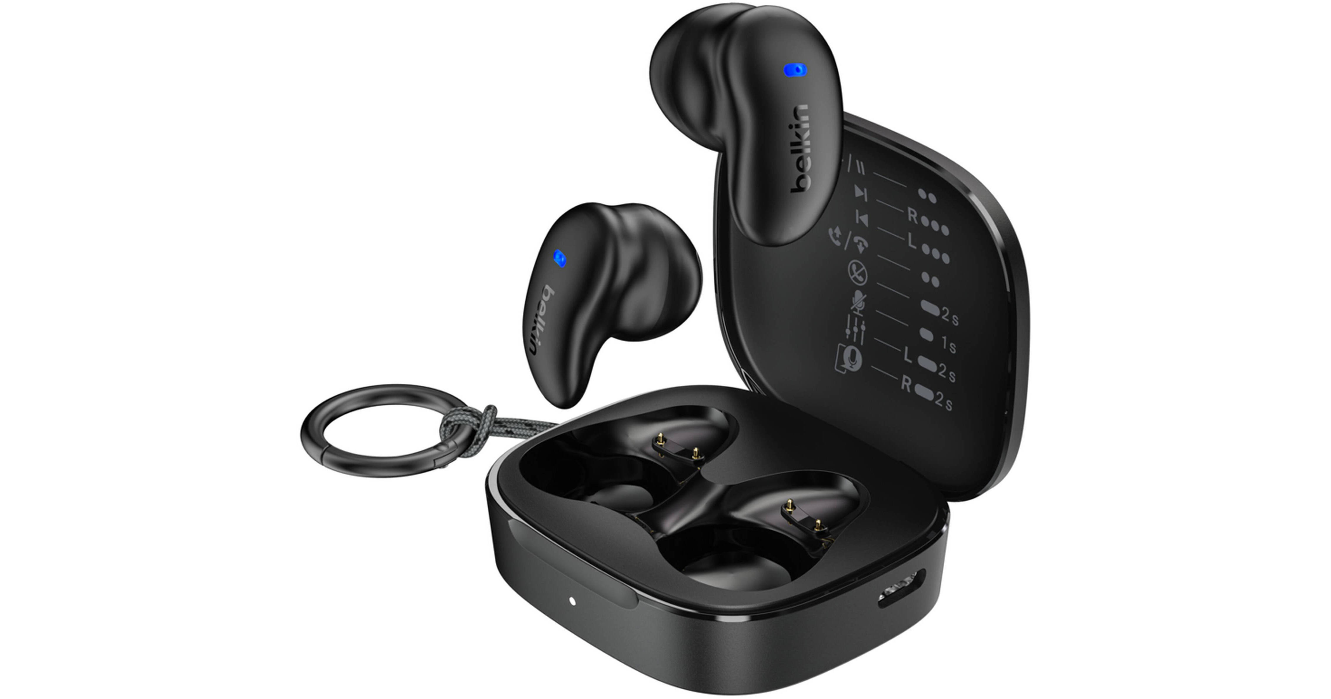 Belkin SoundForm Anywhere True Wireless Earbuds (Black)