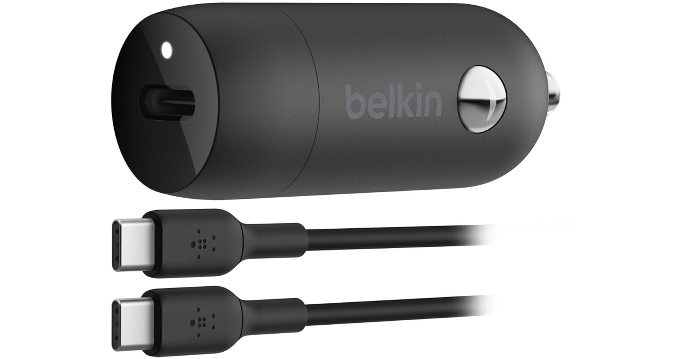 Belkin USB-C Car Charger with USB-C Cable (30W) CCA004BT1MBK-B6