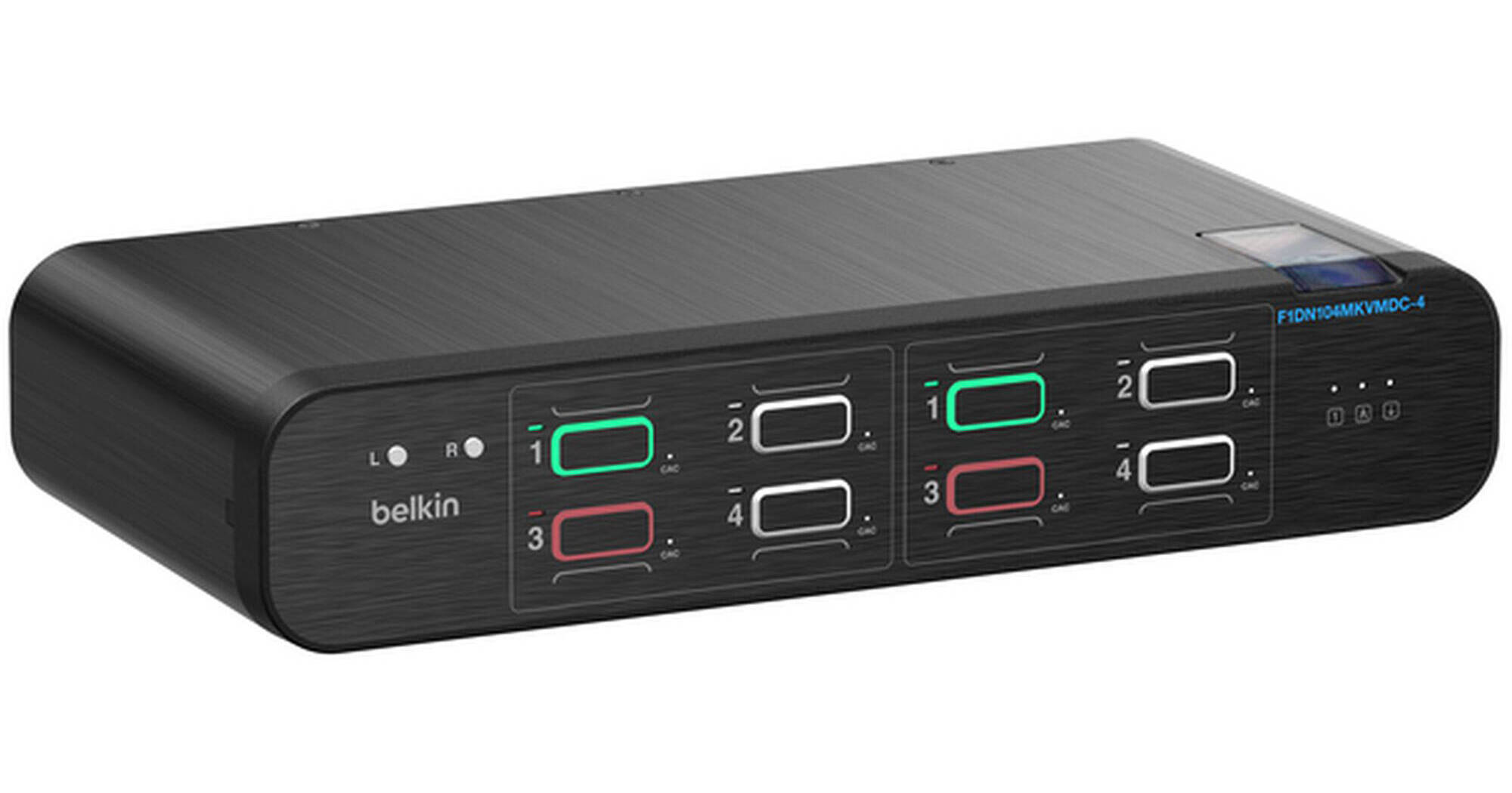 Belkin 4:2 DisplayPort DuoClave Secure KVM F1DN104MKVMDC-4 B&H