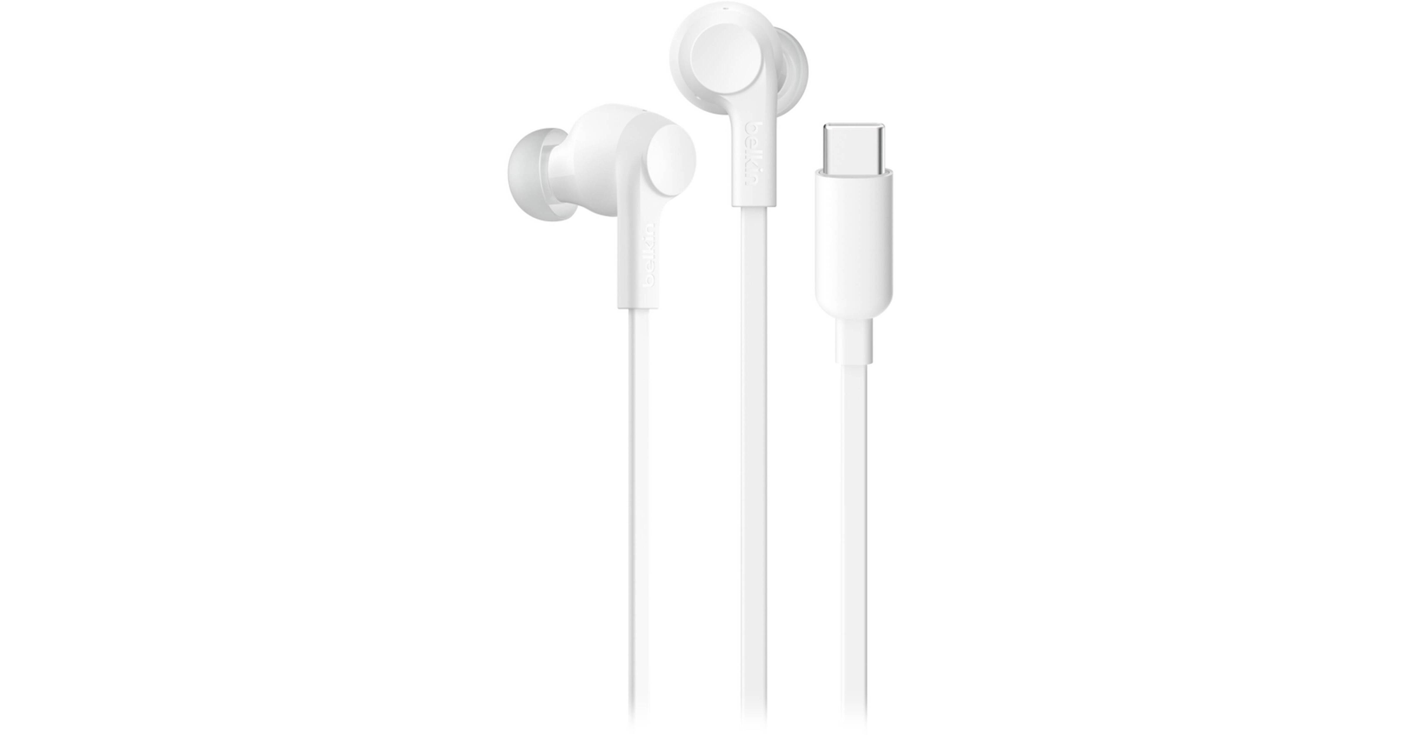 Belkin ANC Wired USB-C Earbuds (White) G3H0003FQWH B&H Photo