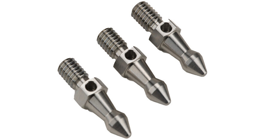 Benro SF001 Stainless Steel Spiked Feet (3-Pack) SF001 B&H Photo