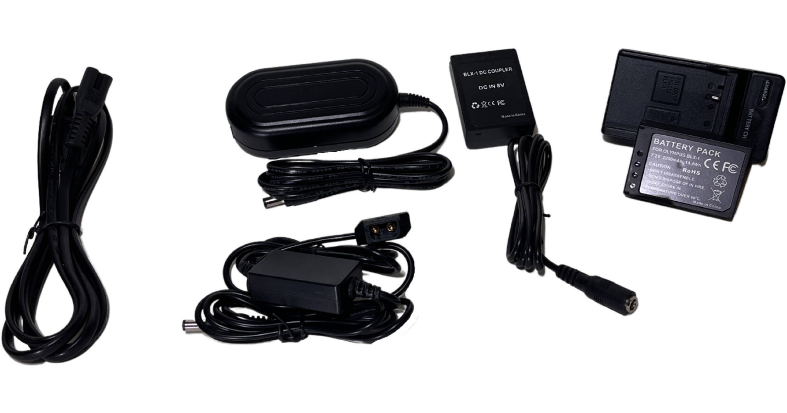 Bescor Olympus BLX-1-Style Dummy Battery with Dtap BLX1ACPROD
